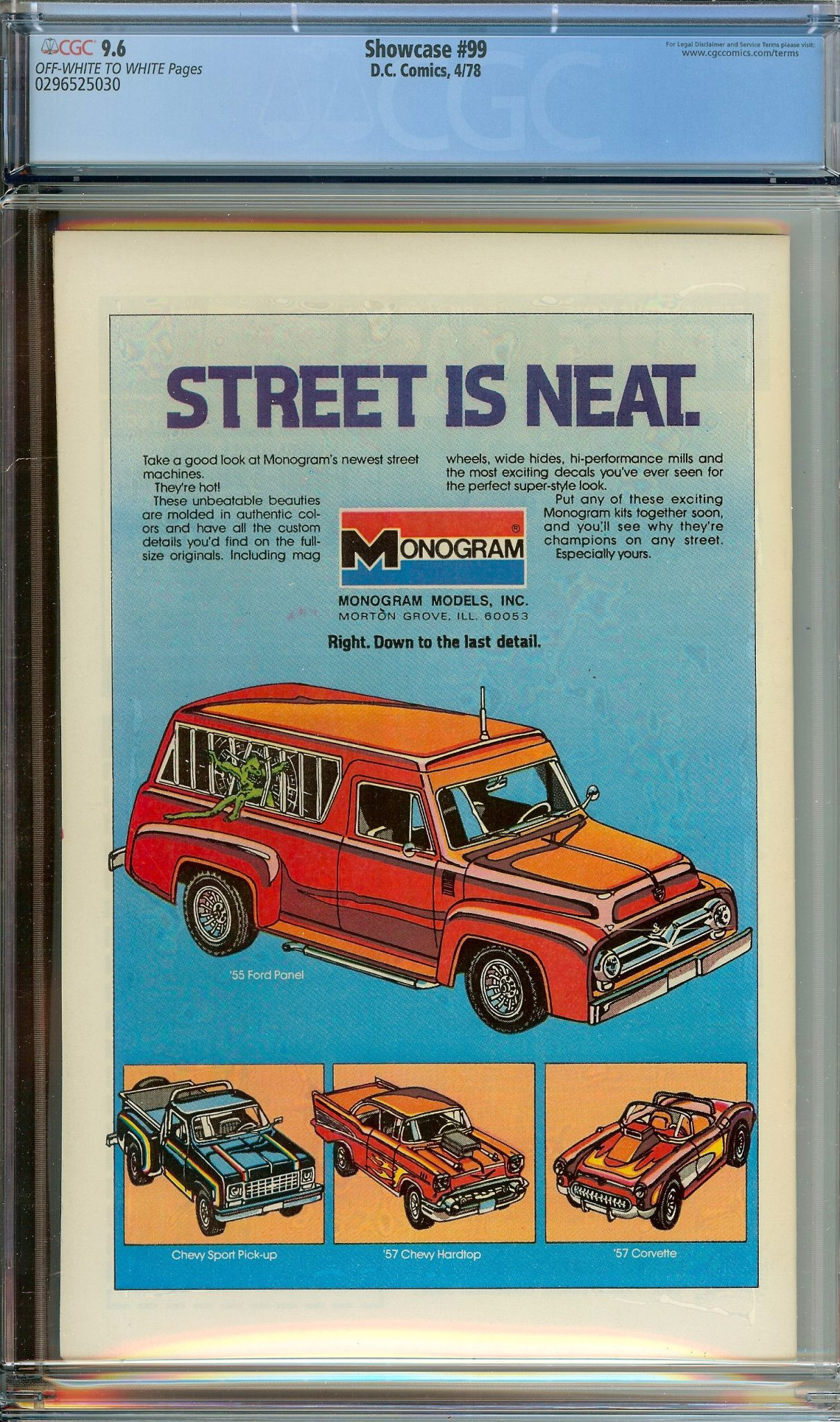 SHOWCASE #99 CGC 9.6 OW/WH PAGES | Reece's Rare Comics