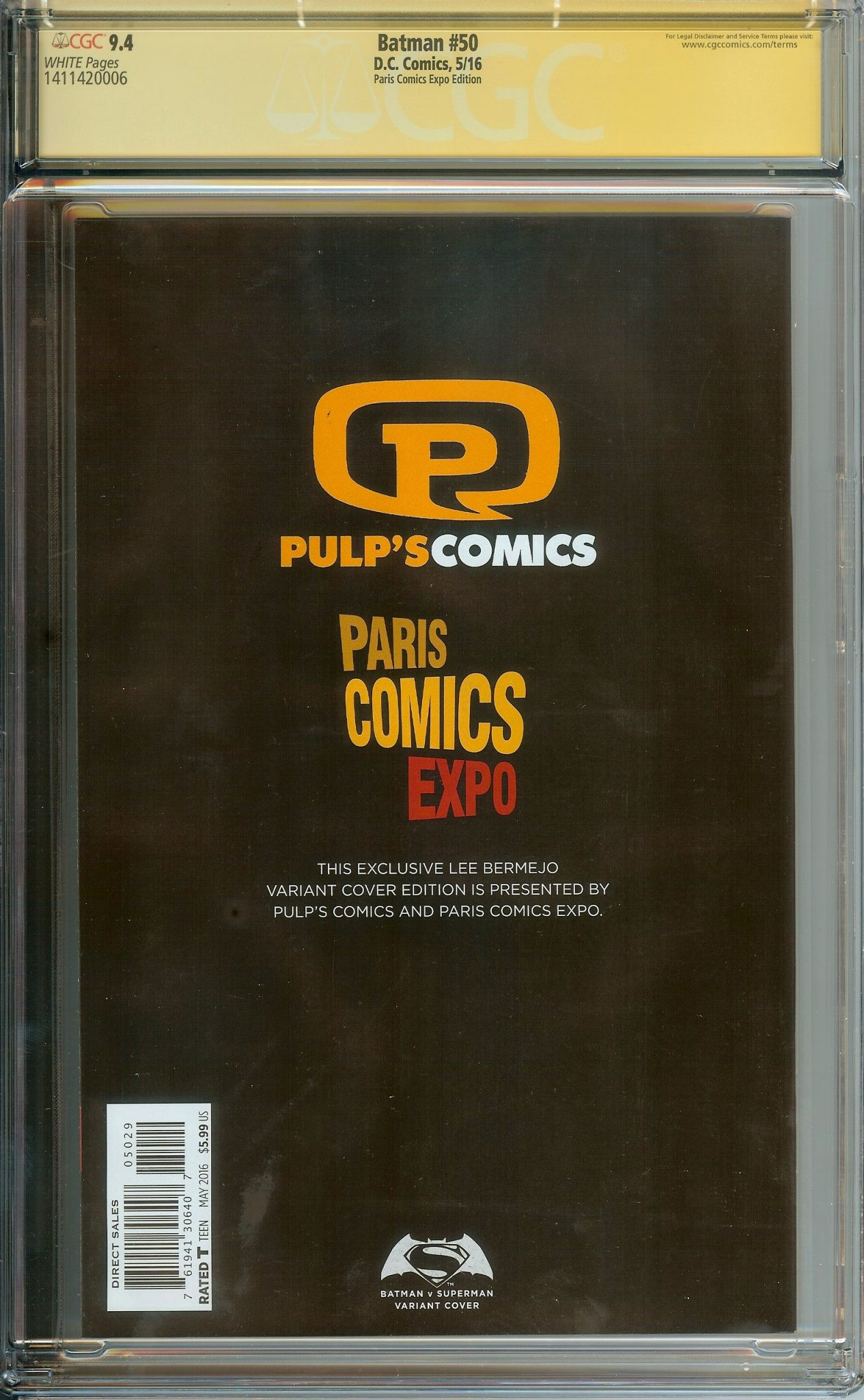 BATMAN #50 CGC 9.4 WHITE PAGES | Reece's Rare Comics