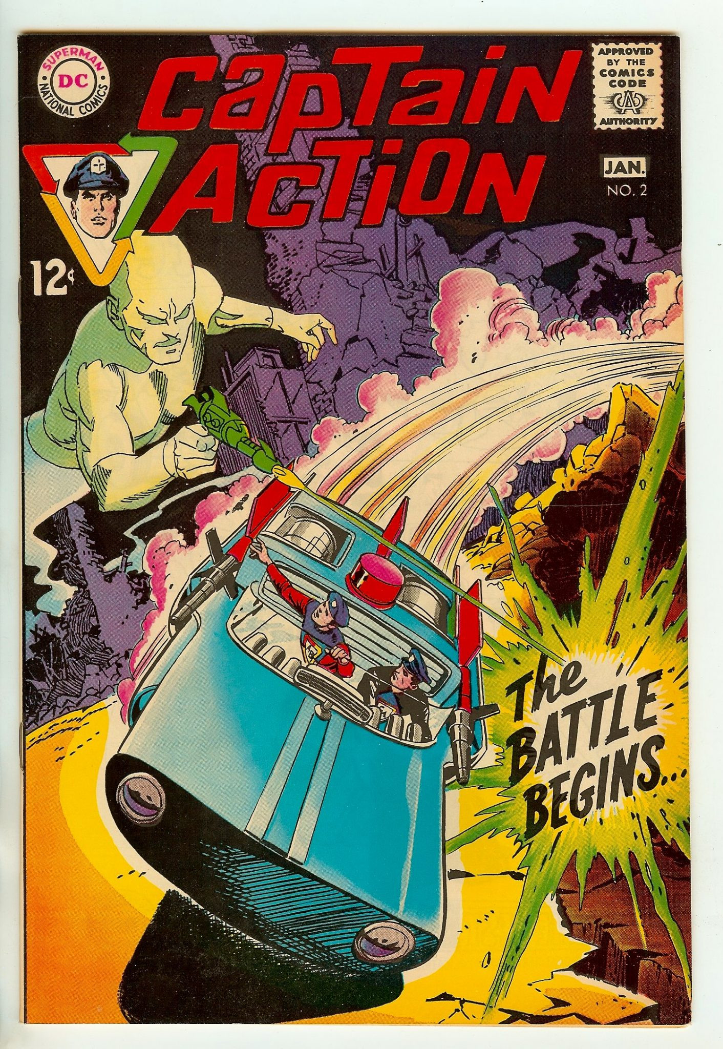 CAPTAIN ACTION #2 8.5 | Reece's Rare Comics