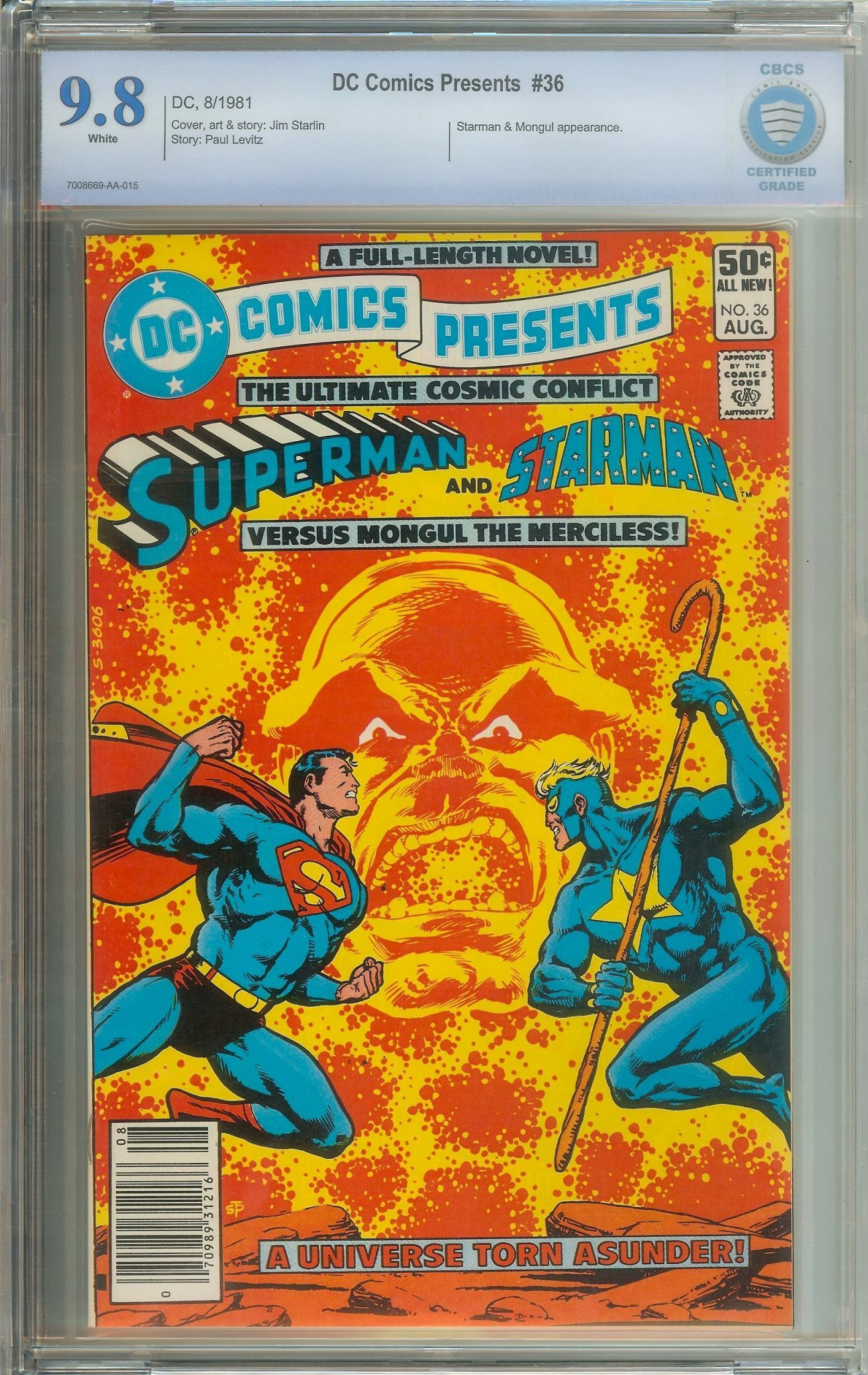 DC COMICS PRESENTS #36 CBCS 9.8 WHITE PAGES | Reece's Rare Comics