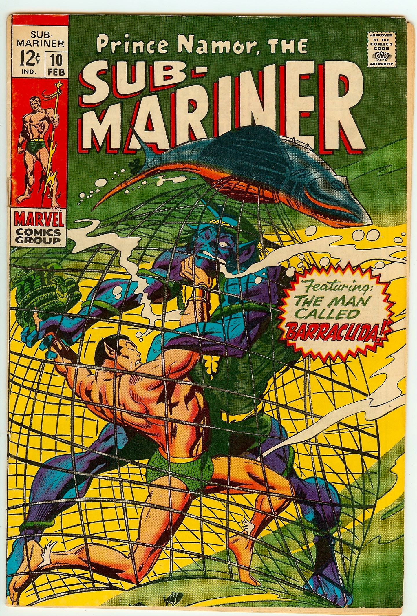 SUB-MARINER #10 4.0 | Reece's Rare Comics
