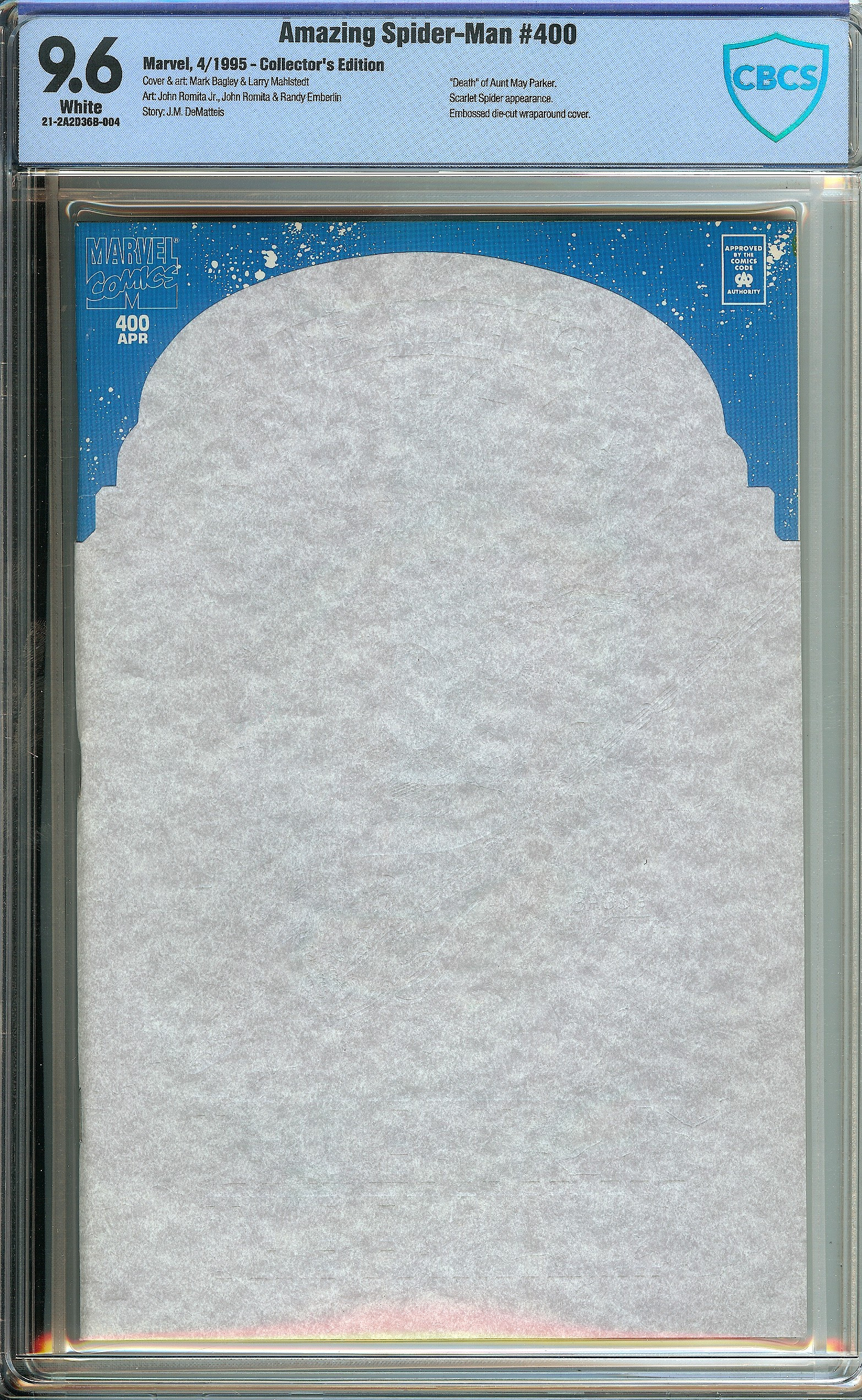 AMAZING SPIDER-MAN #400 CBCS 9.6 WHITE PAGES | Reece's Rare Comics