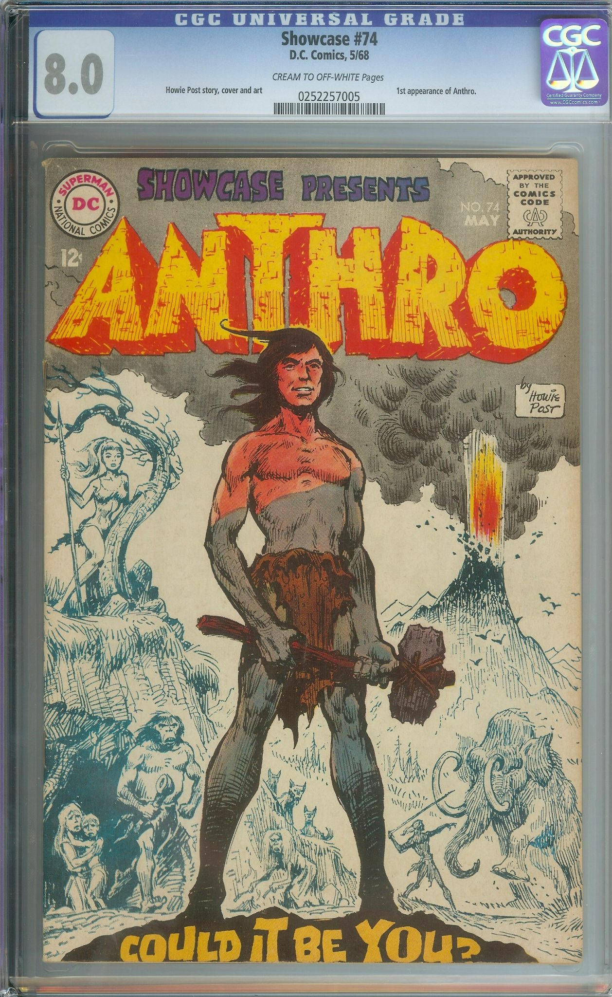 SHOWCASE #74 CGC 8.0 CR/OW PAGES | Reece's Rare Comics