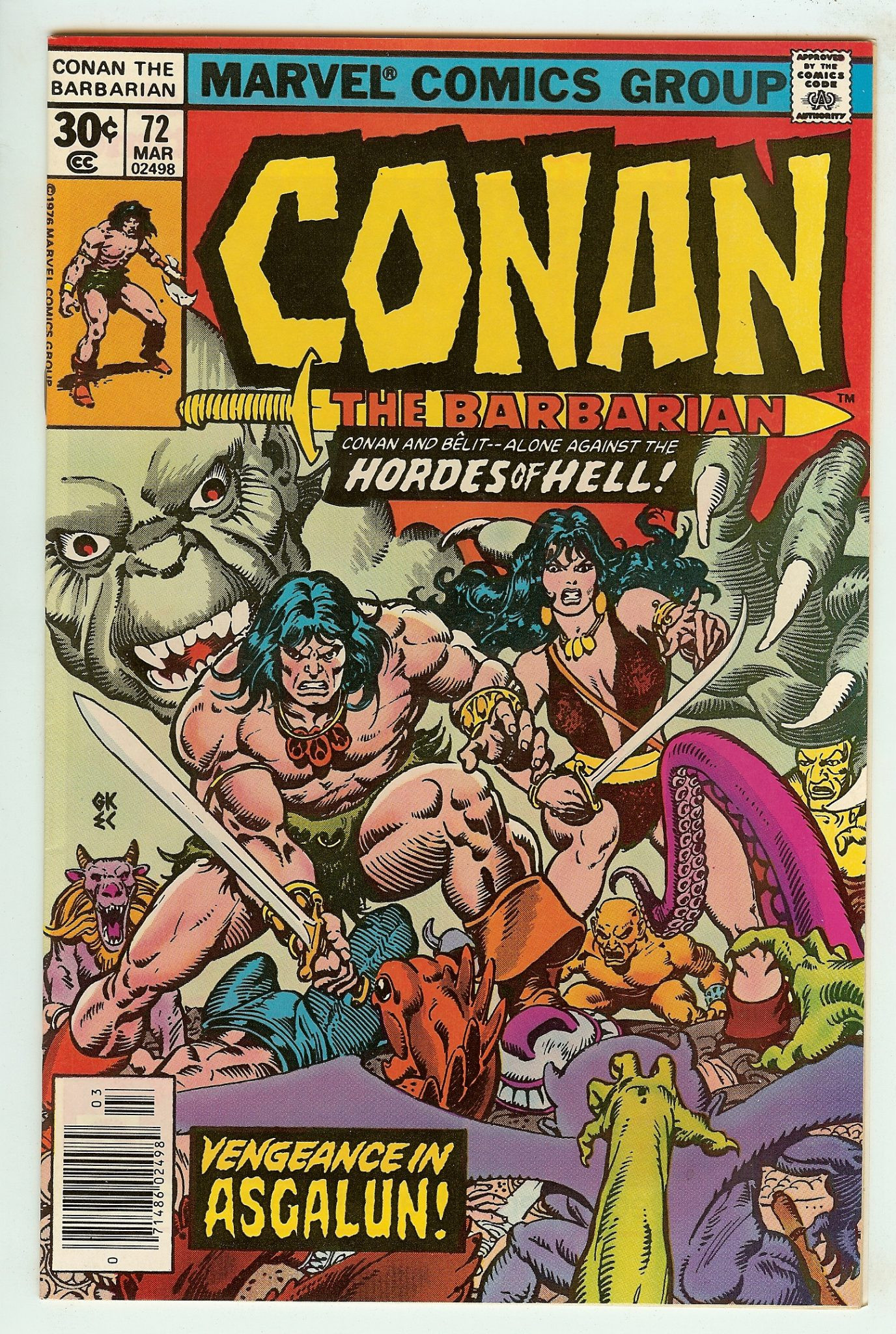 CONAN #72 8.5 | Reece's Rare Comics