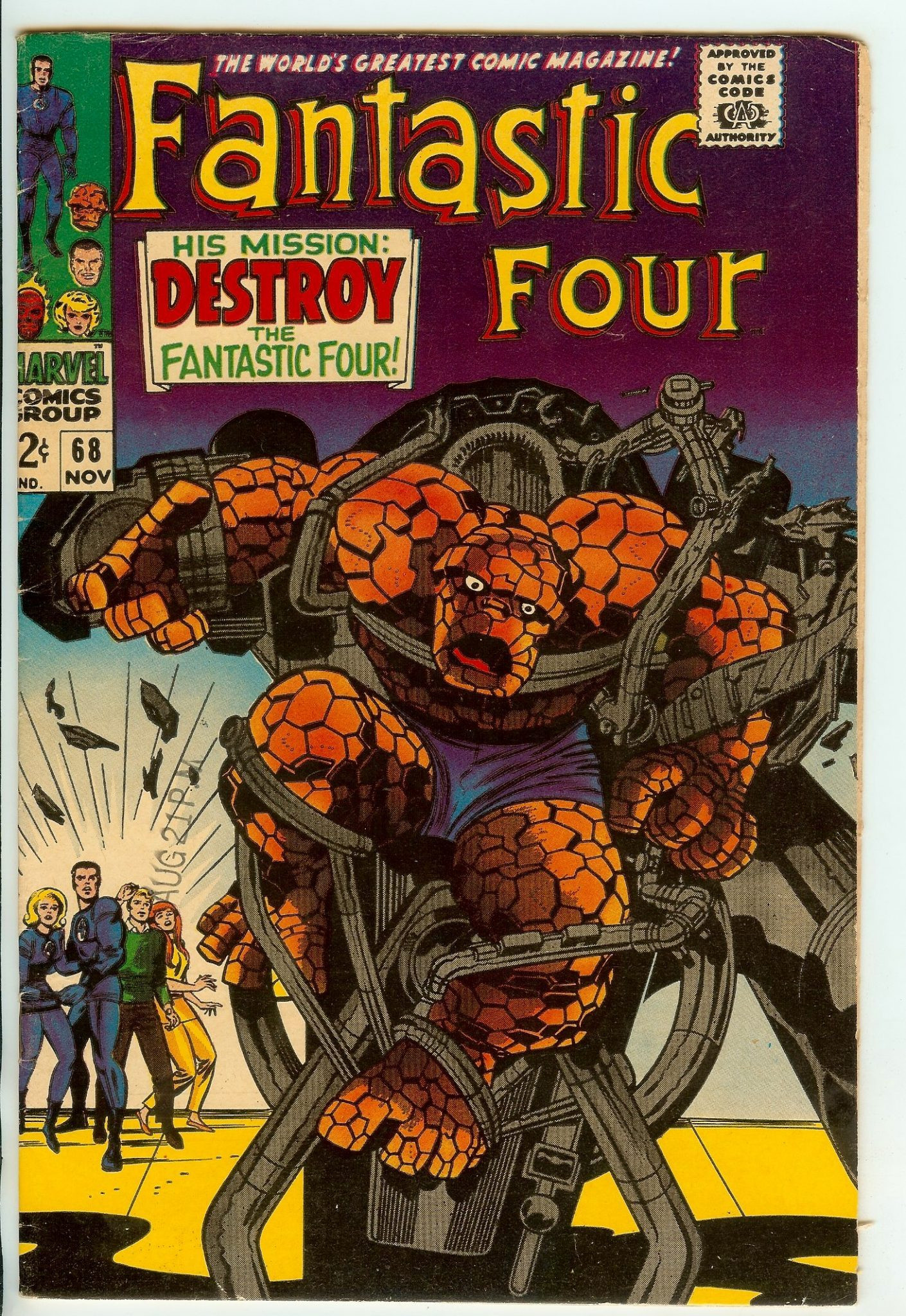 FANTASTIC FOUR #68 7.5 | Reece's Rare Comics