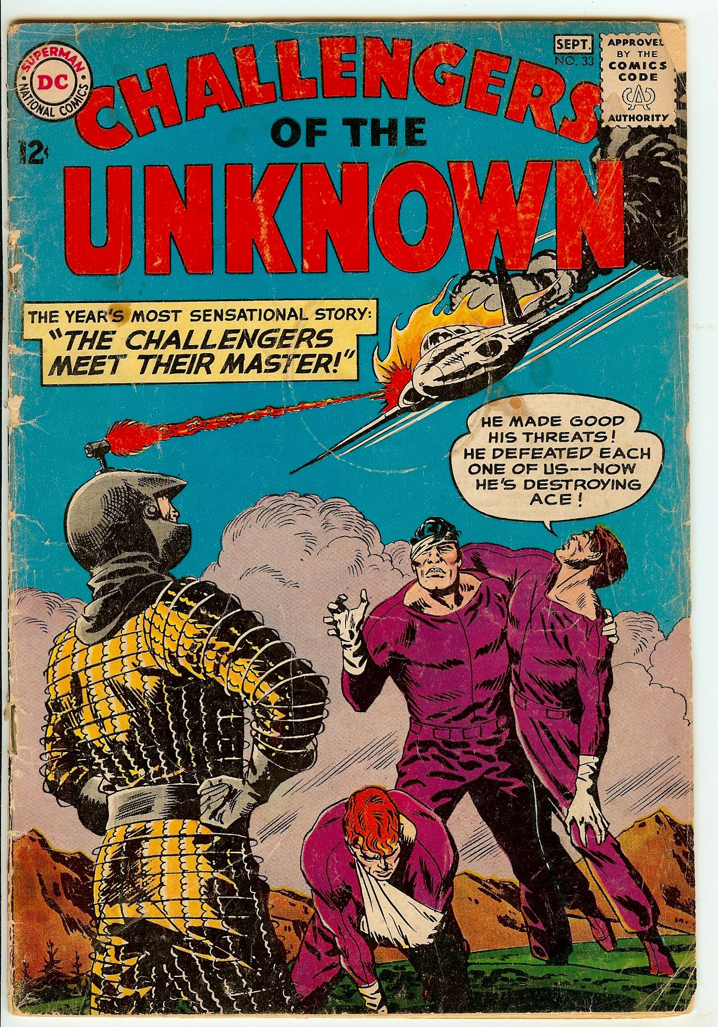 CHALLENGERS OF THE UNKNOWN #33 1.8 | Reece's Rare Comics