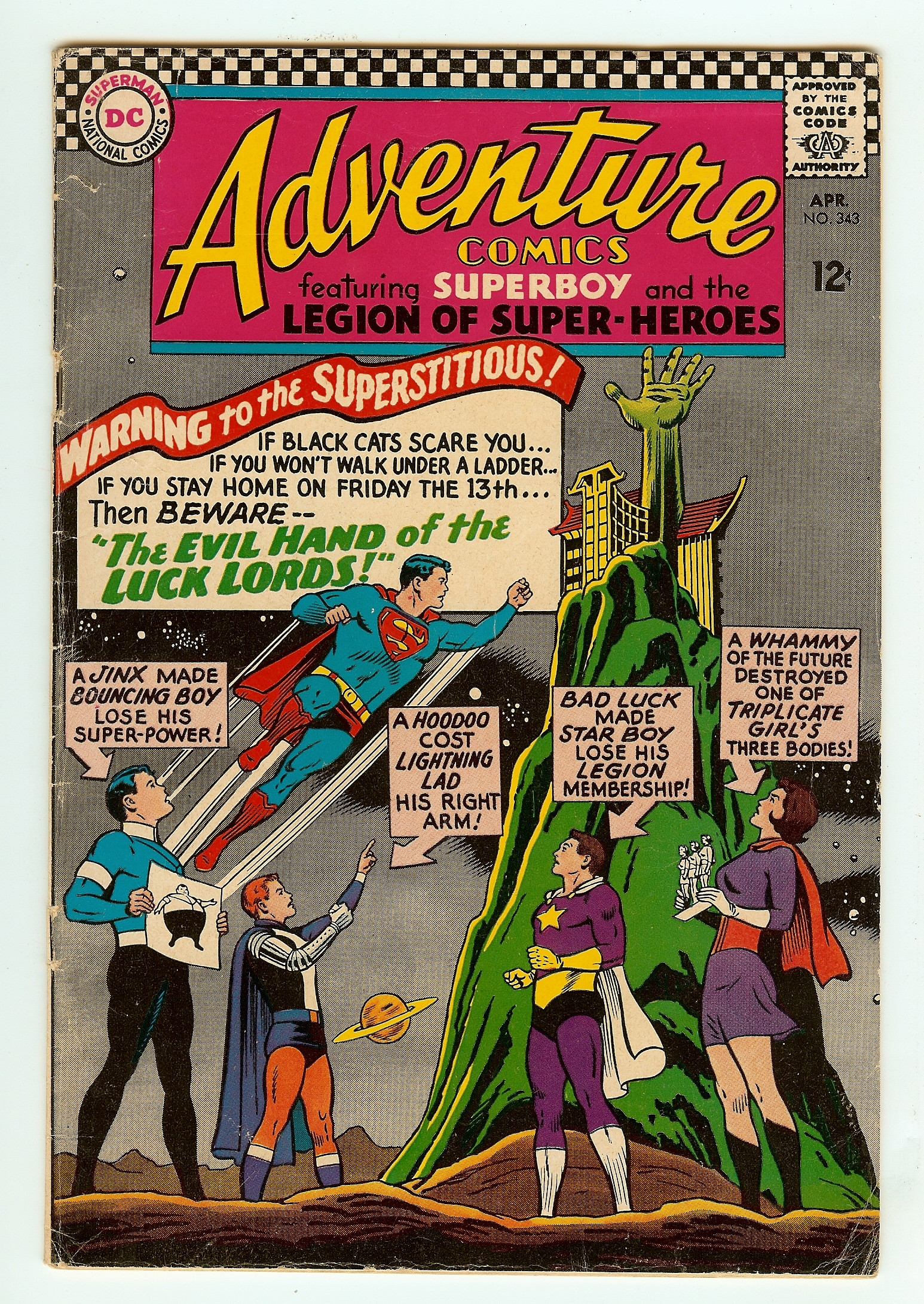ADVENTURE COMICS #343 3.5 | Reece's Rare Comics