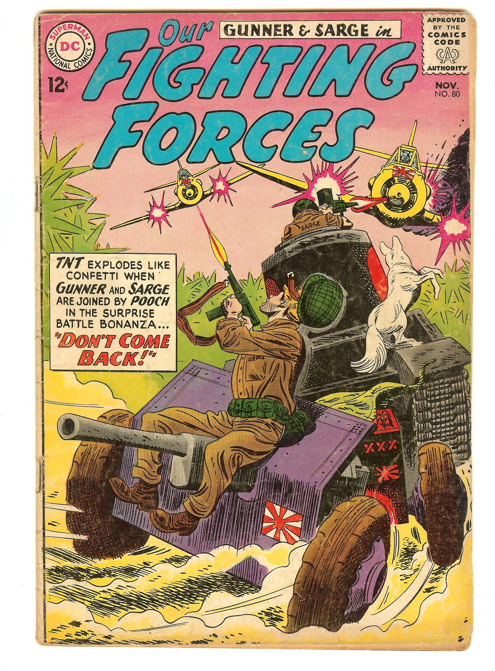 OUR FIGHTING FORCES #80 3.5 | Reece's Rare Comics