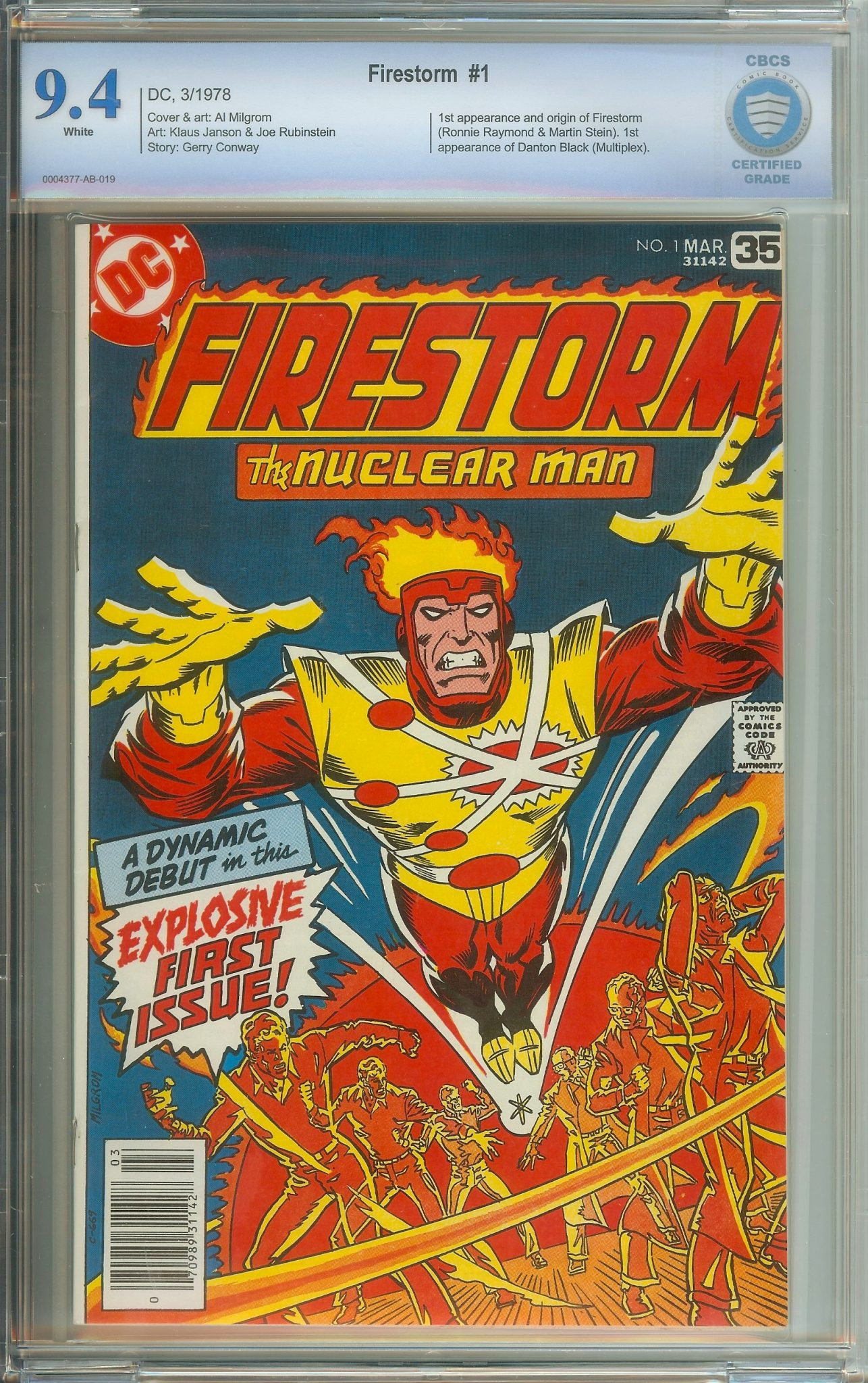 FIRESTORM #1 CBCS 9.4 WHITE PAGES | Reece's Rare Comics