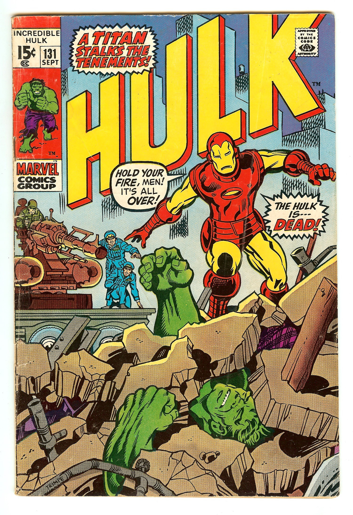 INCREDIBLE HULK #131 3.5 | Reece's Rare Comics