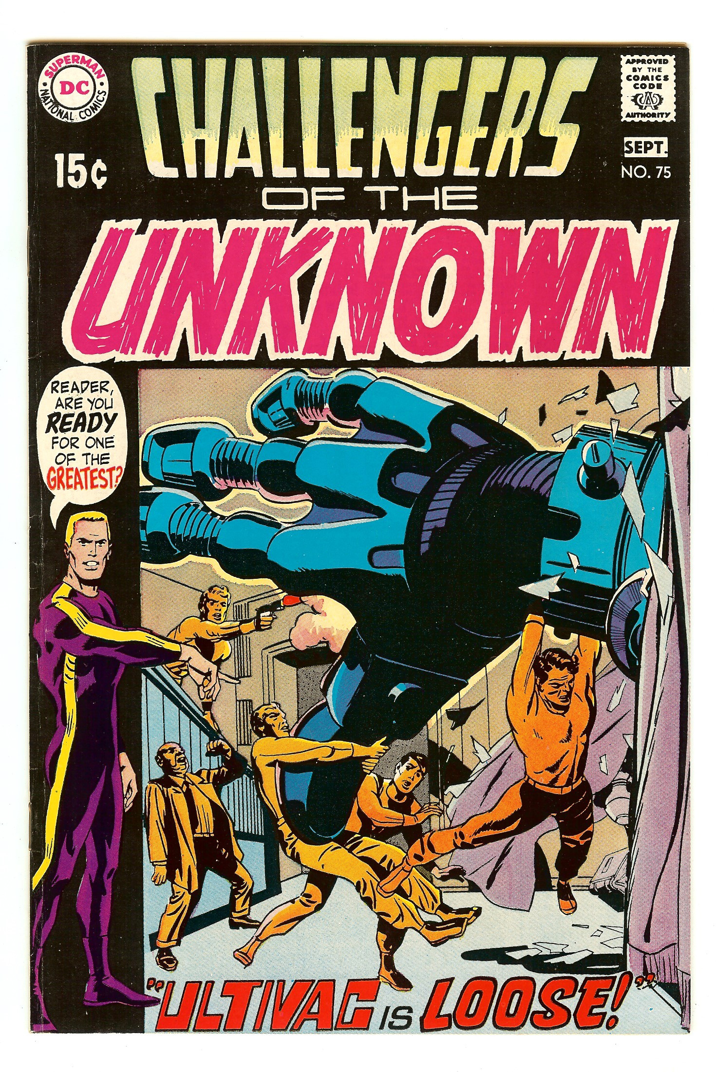 CHALLENGERS OF THE UNKNOWN #75 5.5 | Reece's Rare Comics