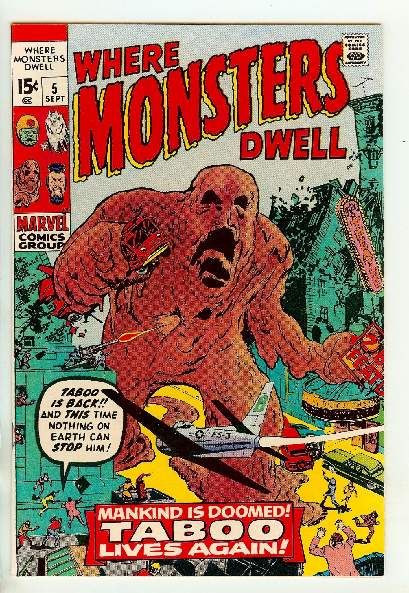 WHERE MONSTERS DWELL #5 9.2 | Reece's Rare Comics