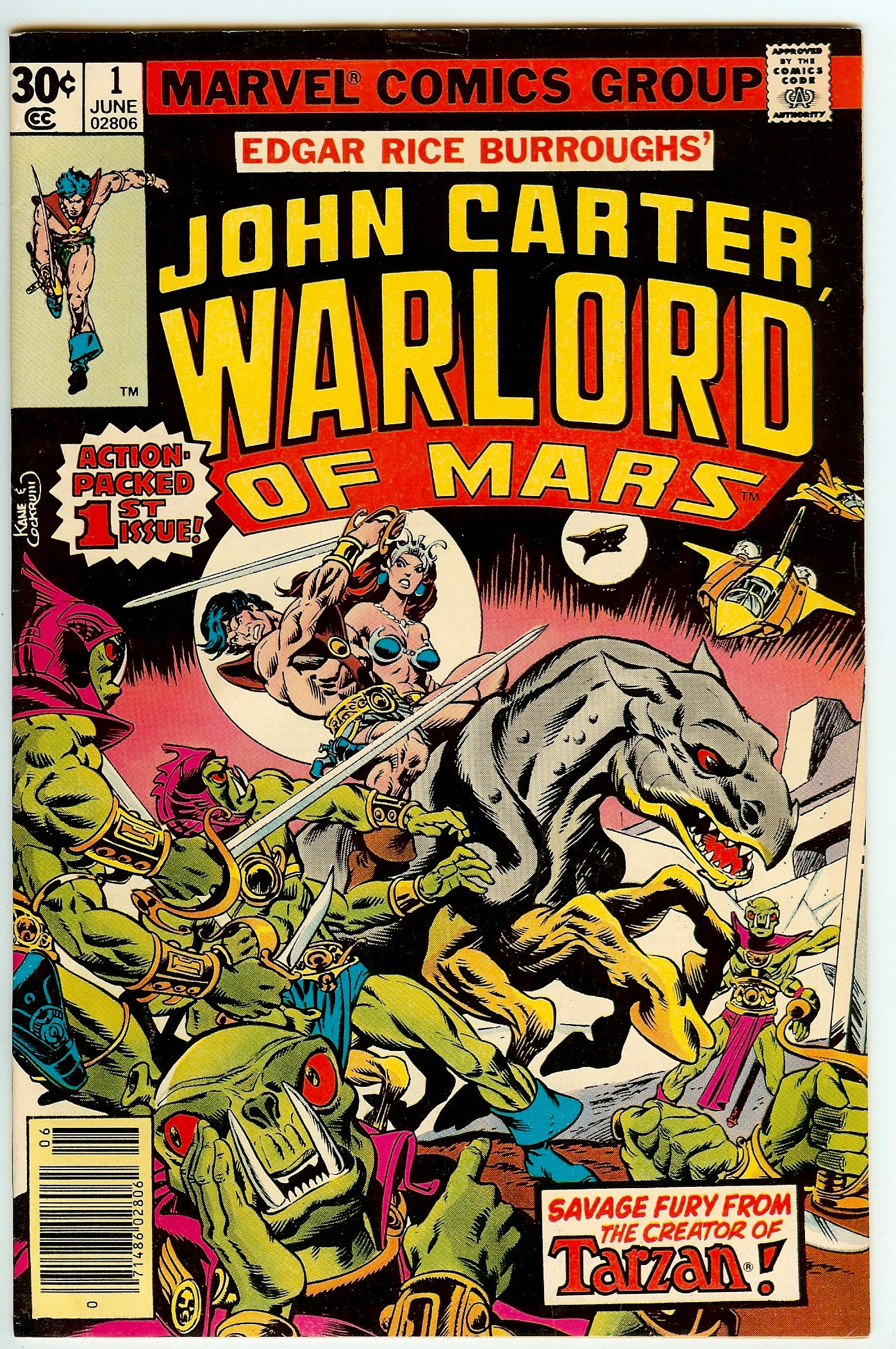 JOHN CARTER, WARLORD OF MARS #1 5.0 | Reece's Rare Comics