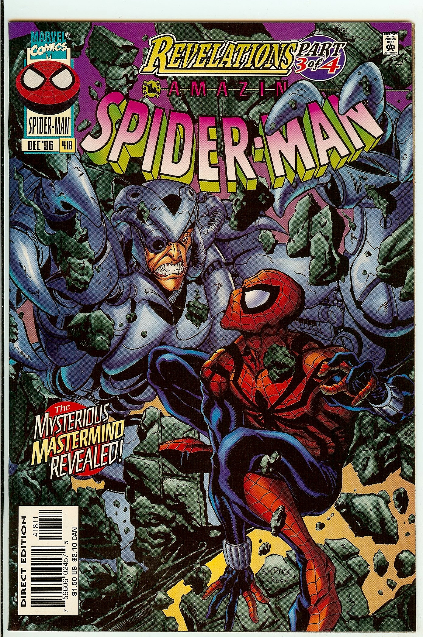 AMAZING SPIDER-MAN #418 9.2 | Reece's Rare Comics