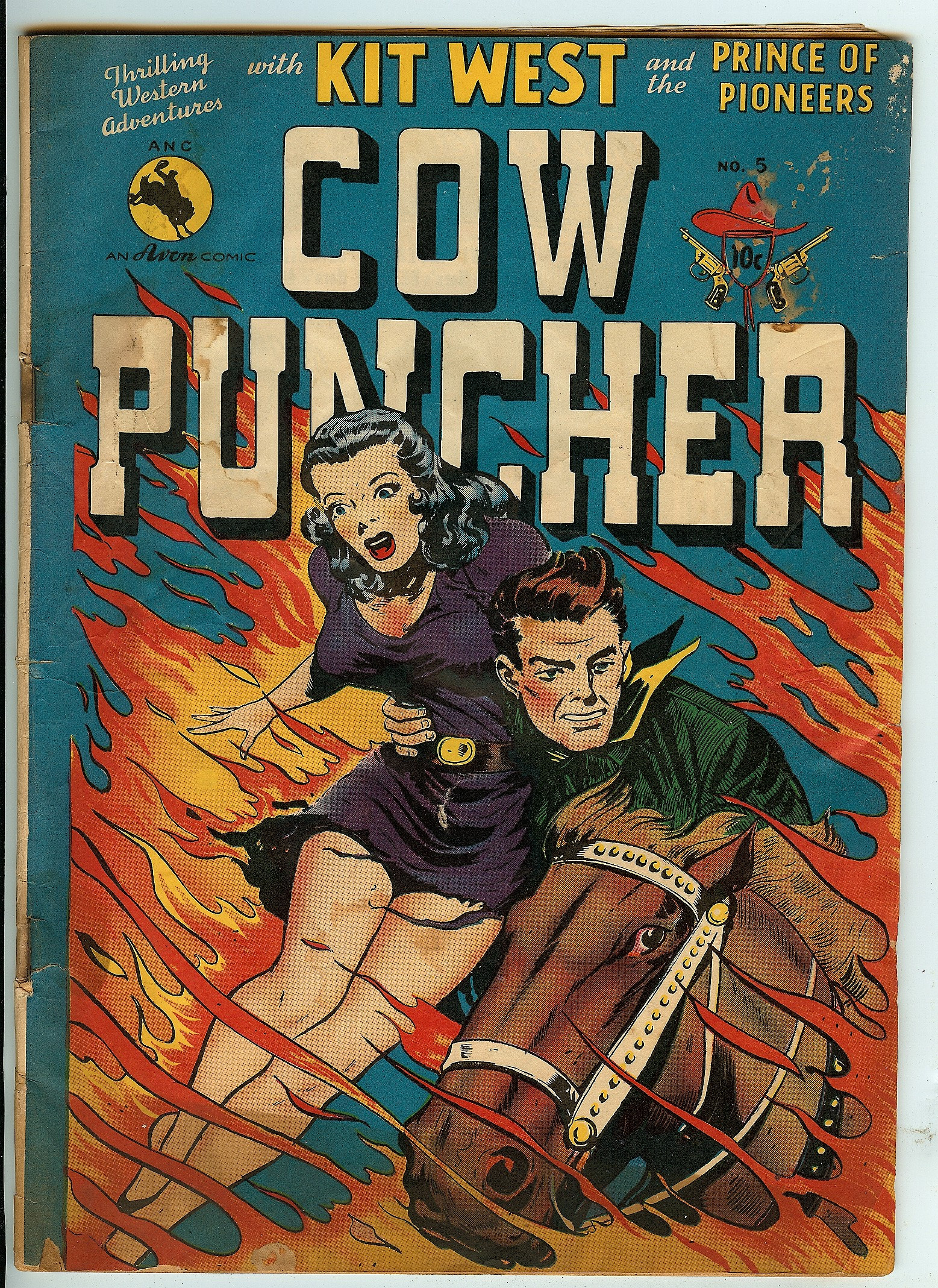 COW PUNCHER COMICS #5 2.5 | Reece's Rare Comics