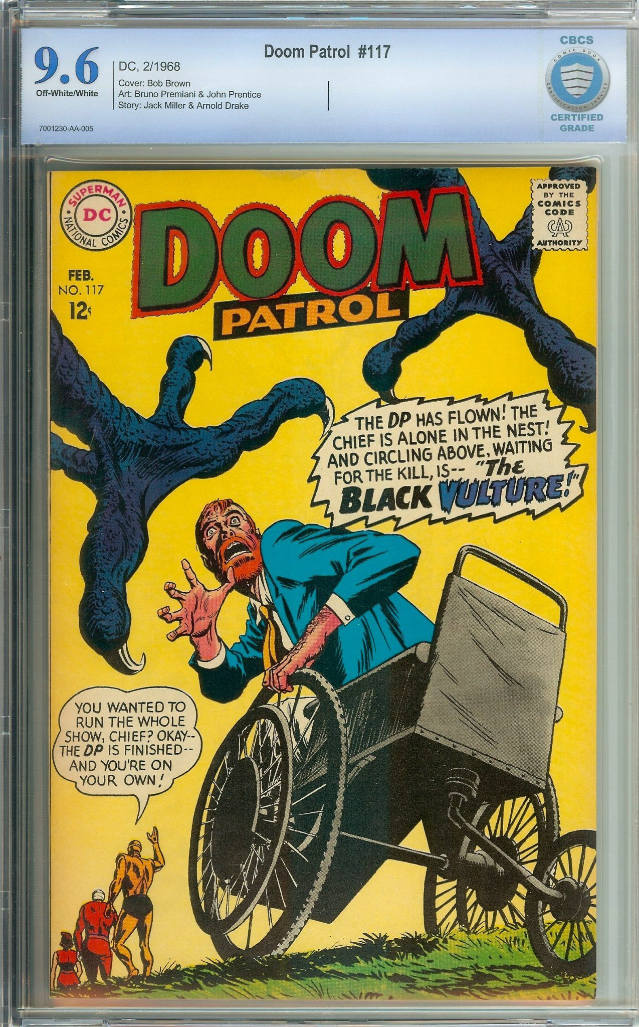 DOOM PATROL #117 CBCS 9.6 OW/WH PAGES | Reece's Rare Comics