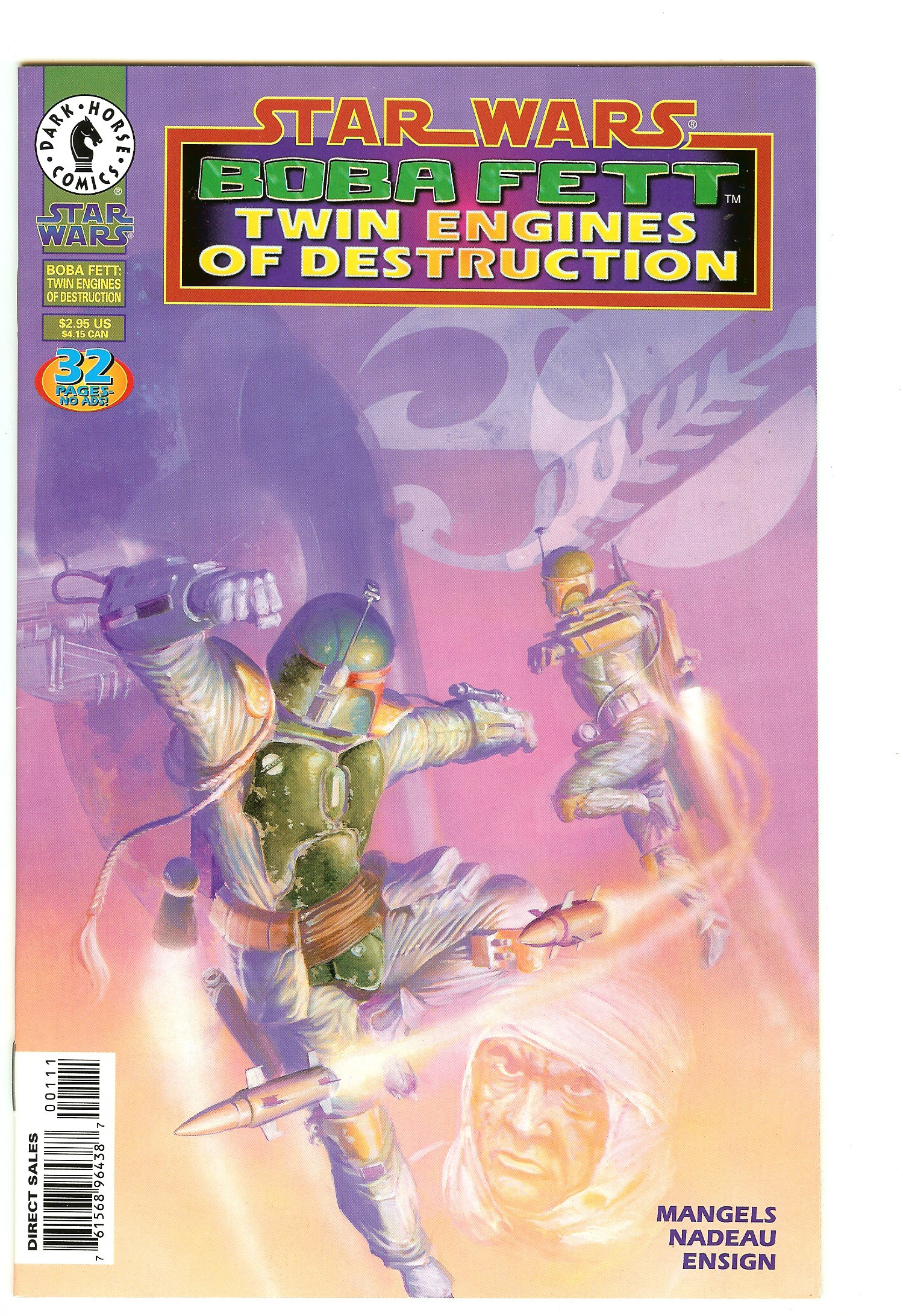 STAR WARS BOBA FETT: TWIN ENGINES OF DESTRUCTION #1 8.0 | Reece's Rare ...