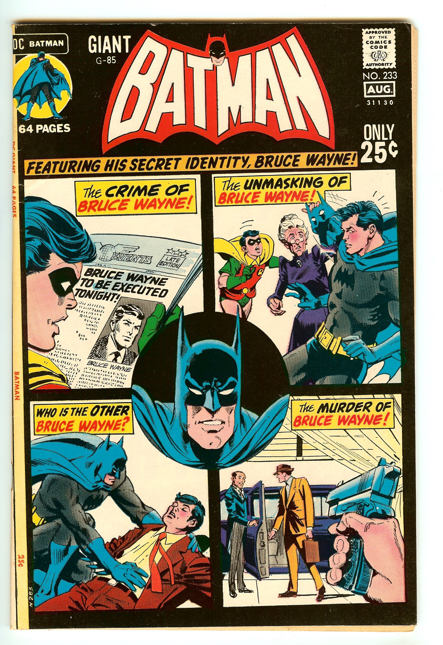 BATMAN #233 7.5 | Reece's Rare Comics