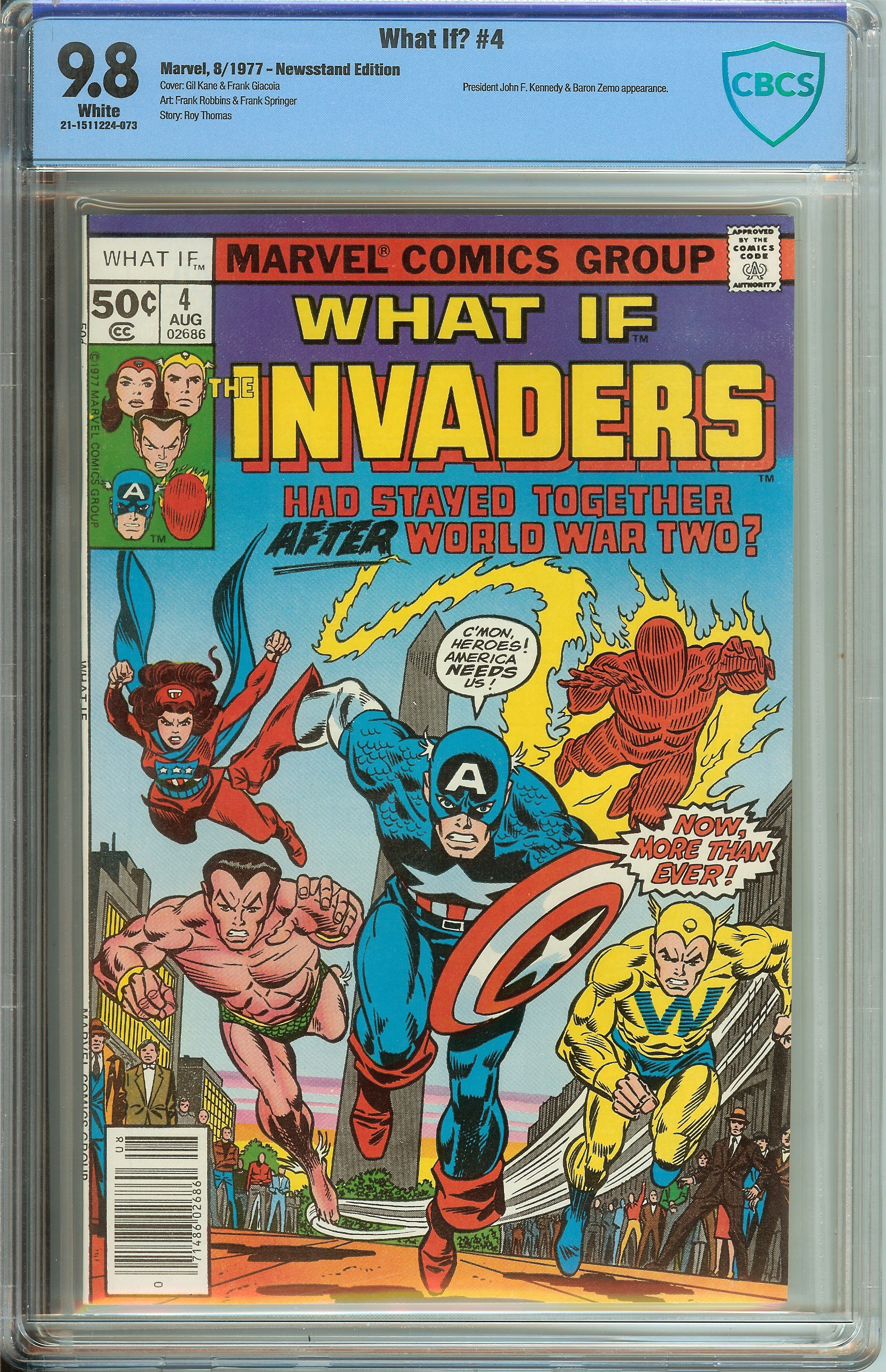 WHAT IF? #4 CBCS 9.8 WHITE PAGES | Reece's Rare Comics