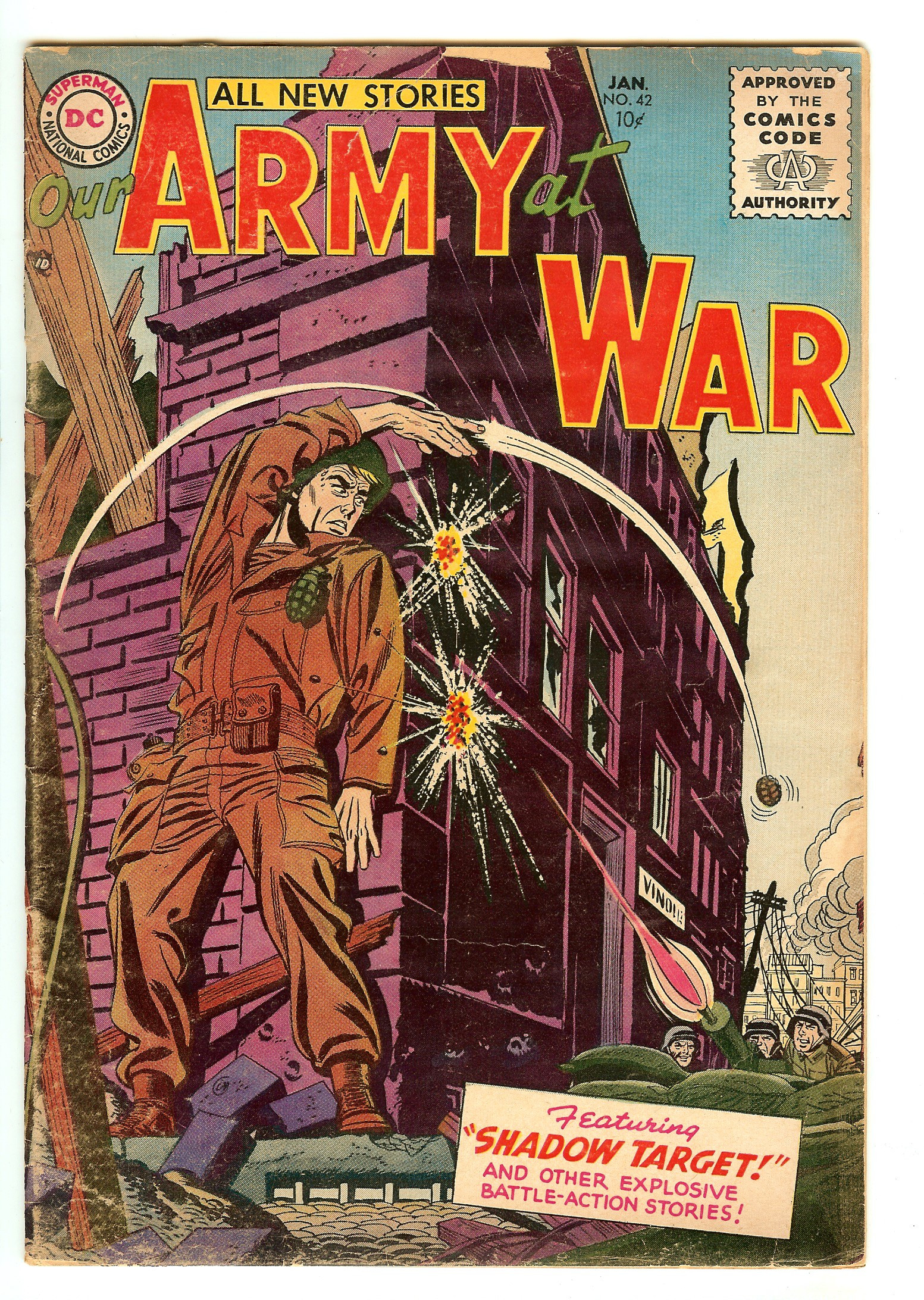 OUR ARMY AT WAR #42 3.5 | Reece's Rare Comics
