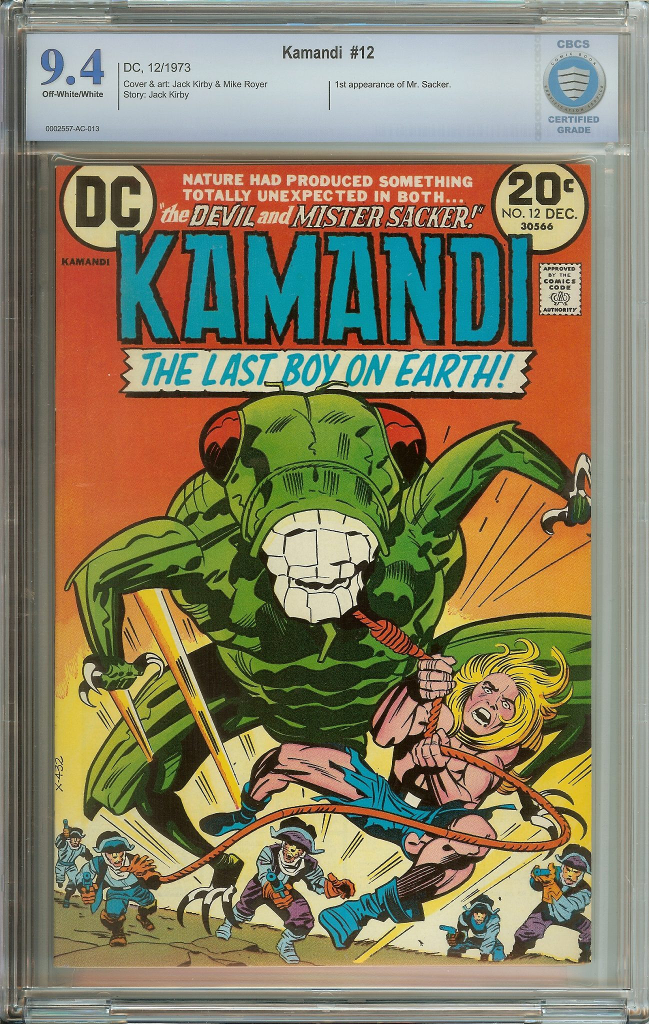 KAMANDI #12 CBCS 9.4 OW/WH PAGES | Reece's Rare Comics