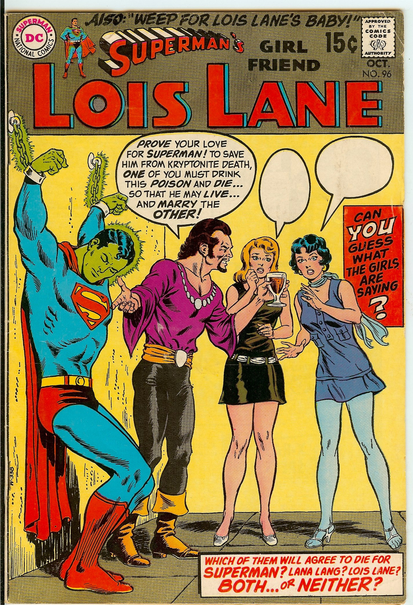 SUPERMAN'S GIRLFRIEND LOIS LANE #96 5.0 | Reece's Rare Comics