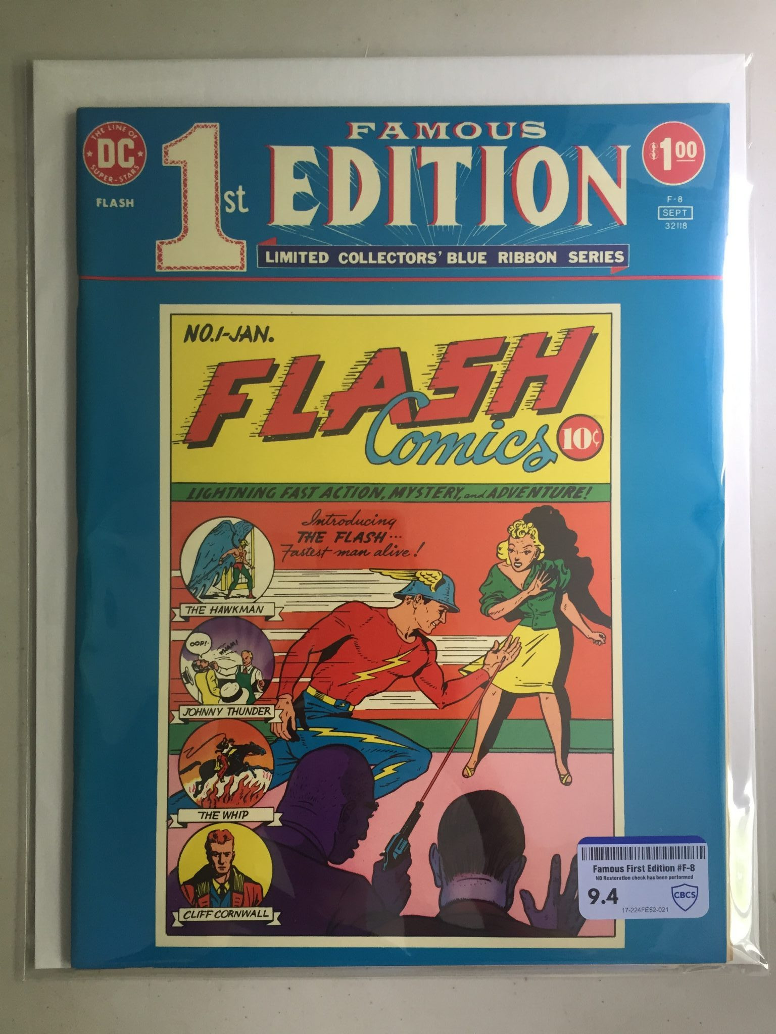 FAMOUS FIRST EDITION FLASH TREASURY CBCS 9.4 (F-8) | Reece's Rare Comics