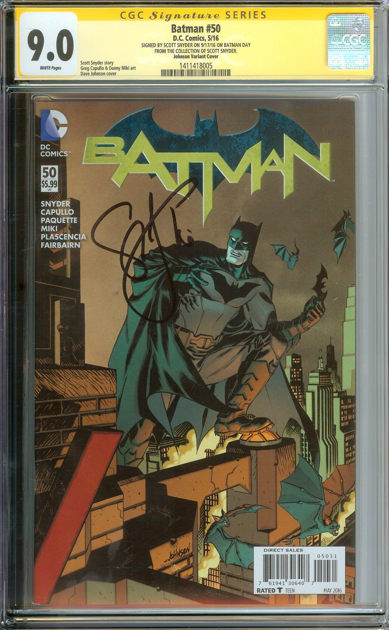 BATMAN #50 CGC 9.0 WHITE PAGES | Reece's Rare Comics