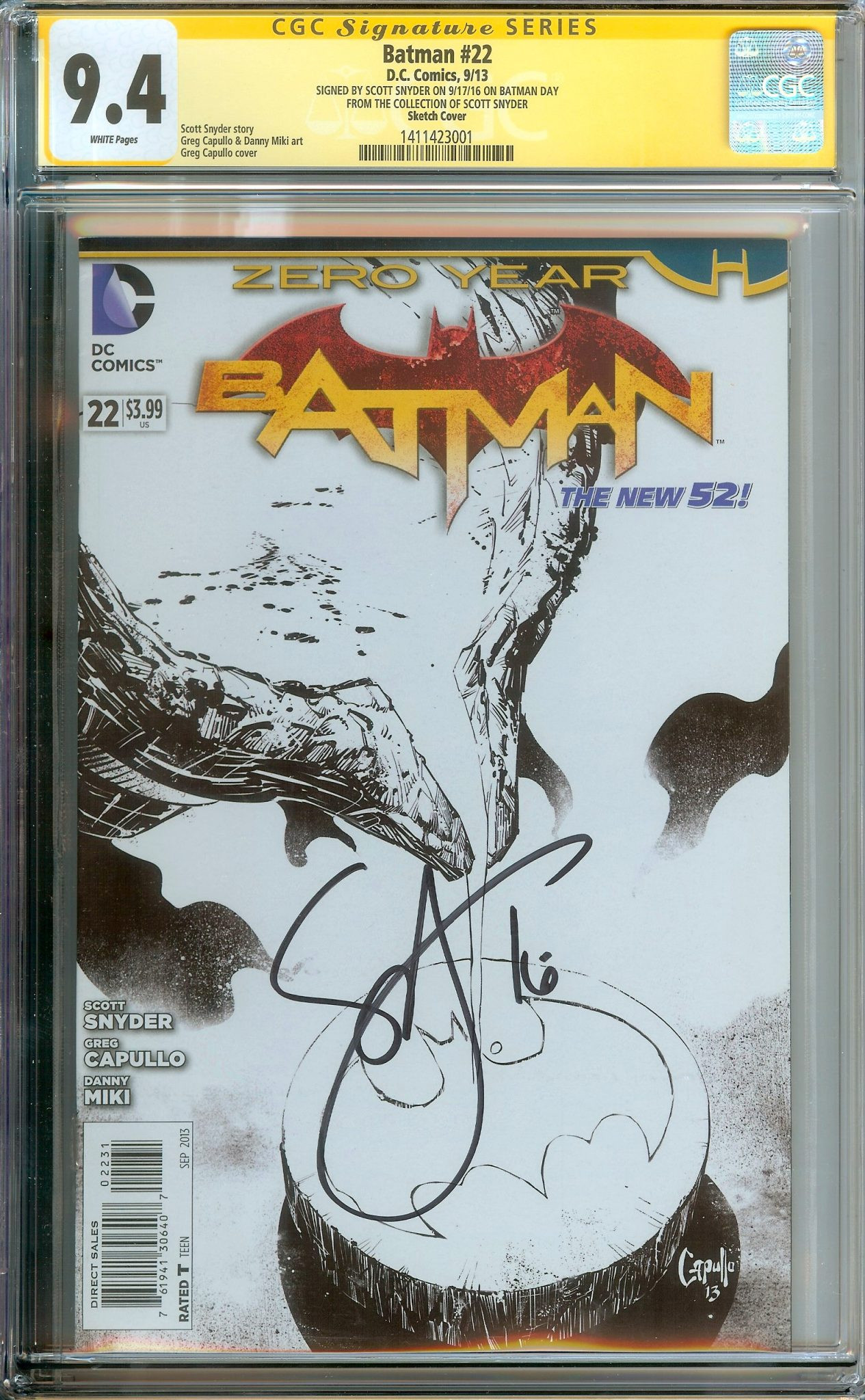 BATMAN #22 CGC 9.4 WHITE PAGES | Reece's Rare Comics