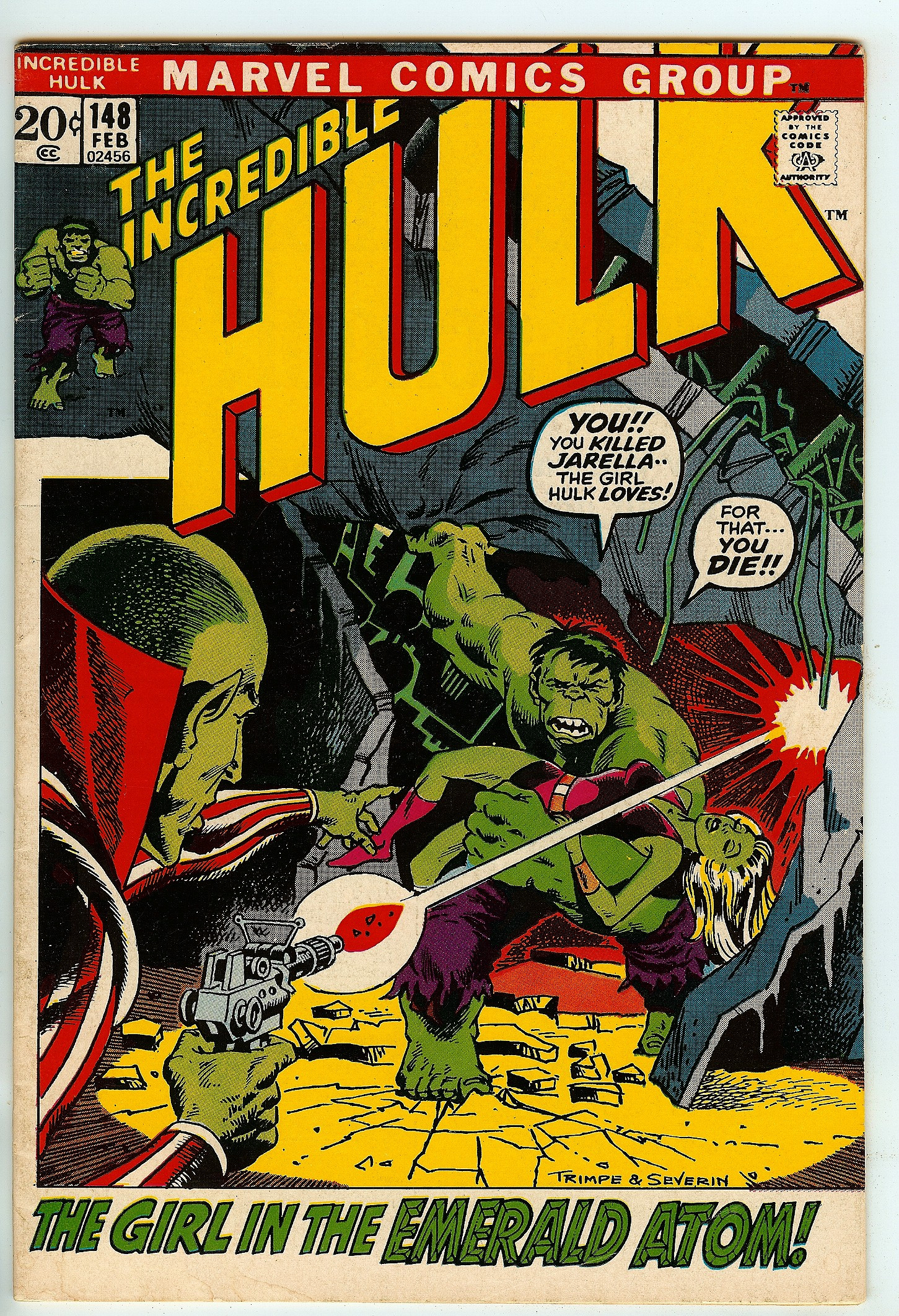 INCREDIBLE HULK #148 7.5 | Reece's Rare Comics