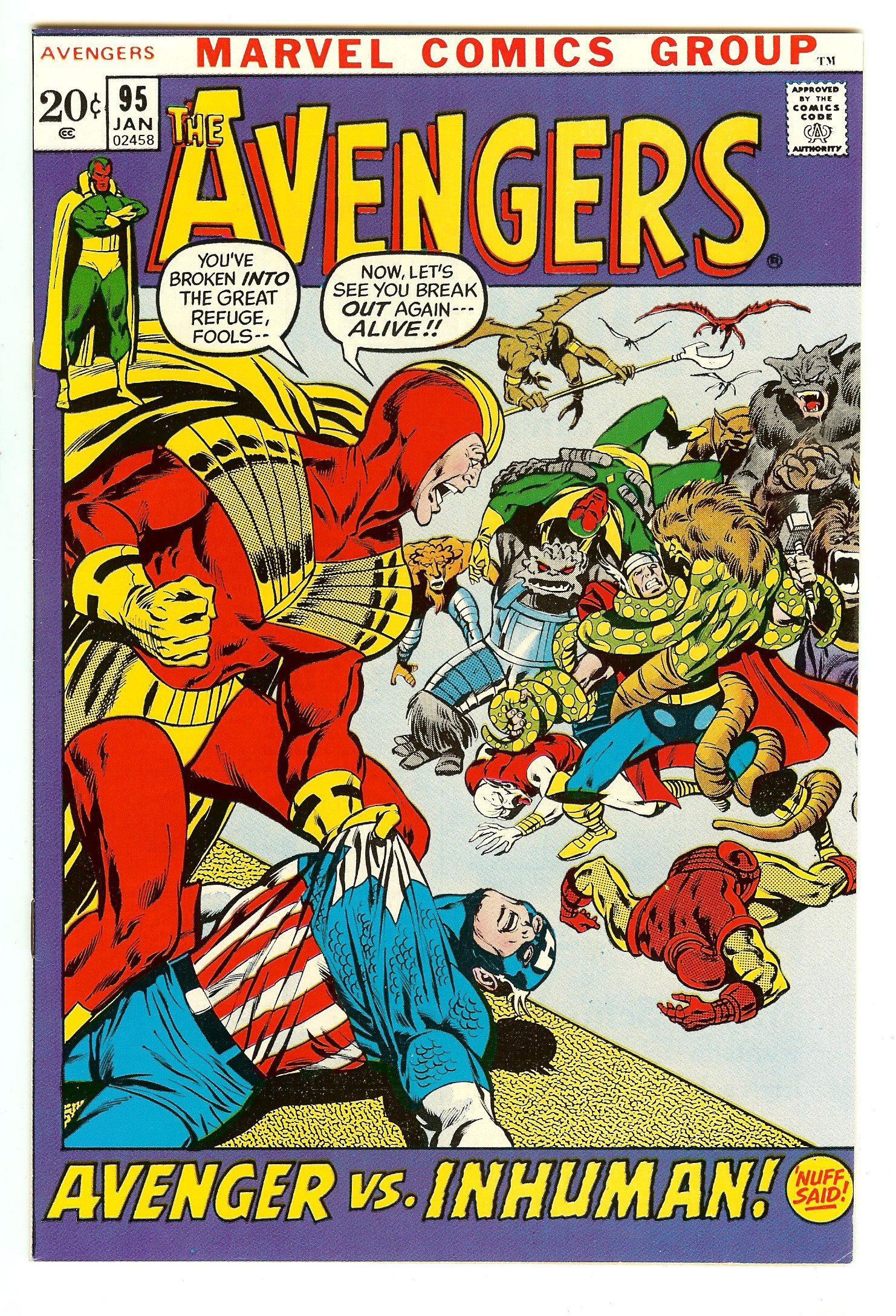 AVENGERS #95 8.5 | Reece's Rare Comics