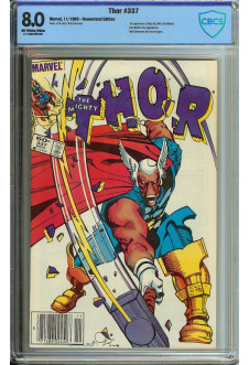 THOR #337 CBCS 8.0 OW/WH PAGES | Reece's Rare Comics