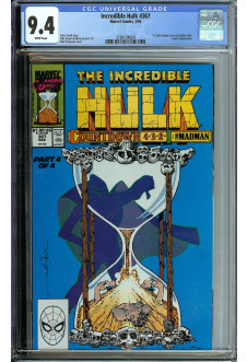 INCREDIBLE HULK #367 CGC 9.4 WHITE PAGES | Reece's Rare Comics