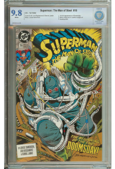 SUPERMAN: THE MAN OF STEEL #18 CBCS 9.8 WHITE PAGES | Reece's Rare Comics