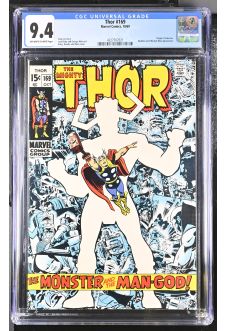 THOR #169 CGC 9.4 OW/WH PAGES | Reece's Rare Comics
