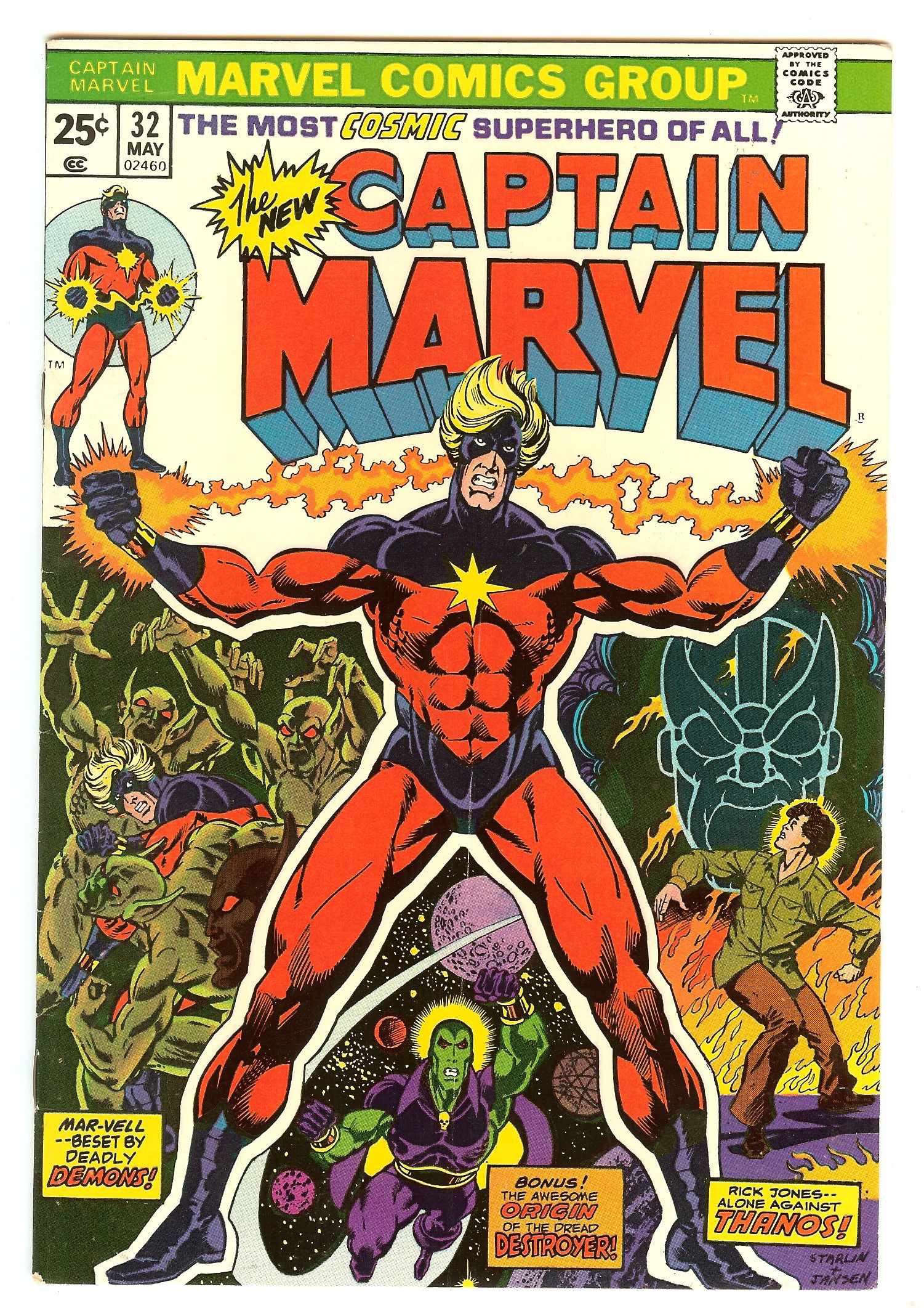 CAPTAIN MARVEL #32 5.0 | Reece's Rare Comics