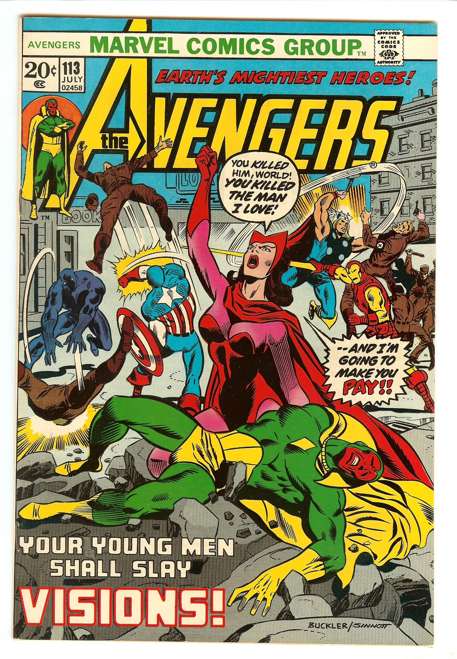 AVENGERS #113 7.0 | Reece's Rare Comics