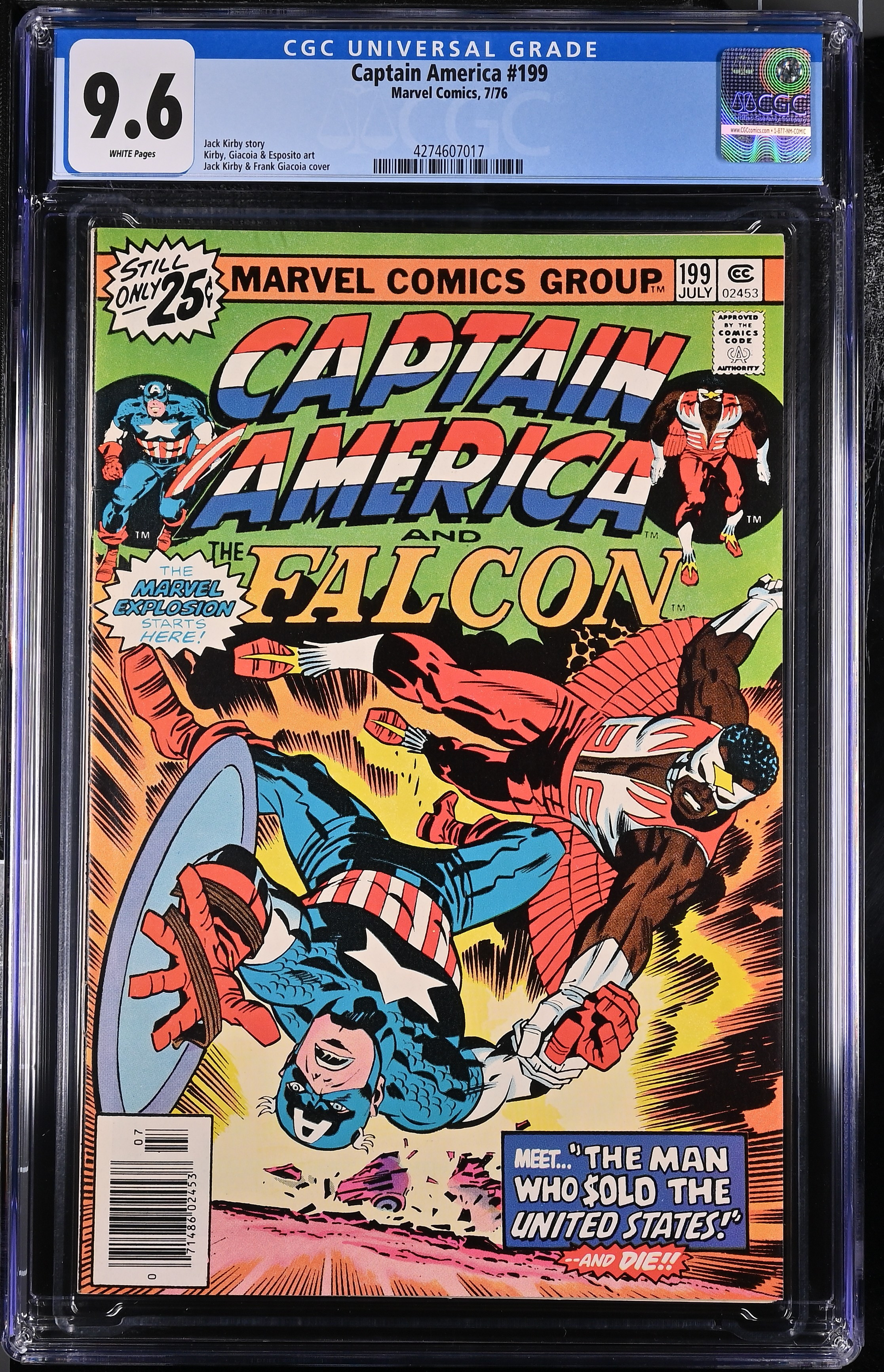 CAPTAIN AMERICA #196 CGC 9.6 WHITE PAGES | Reece's Rare Comics