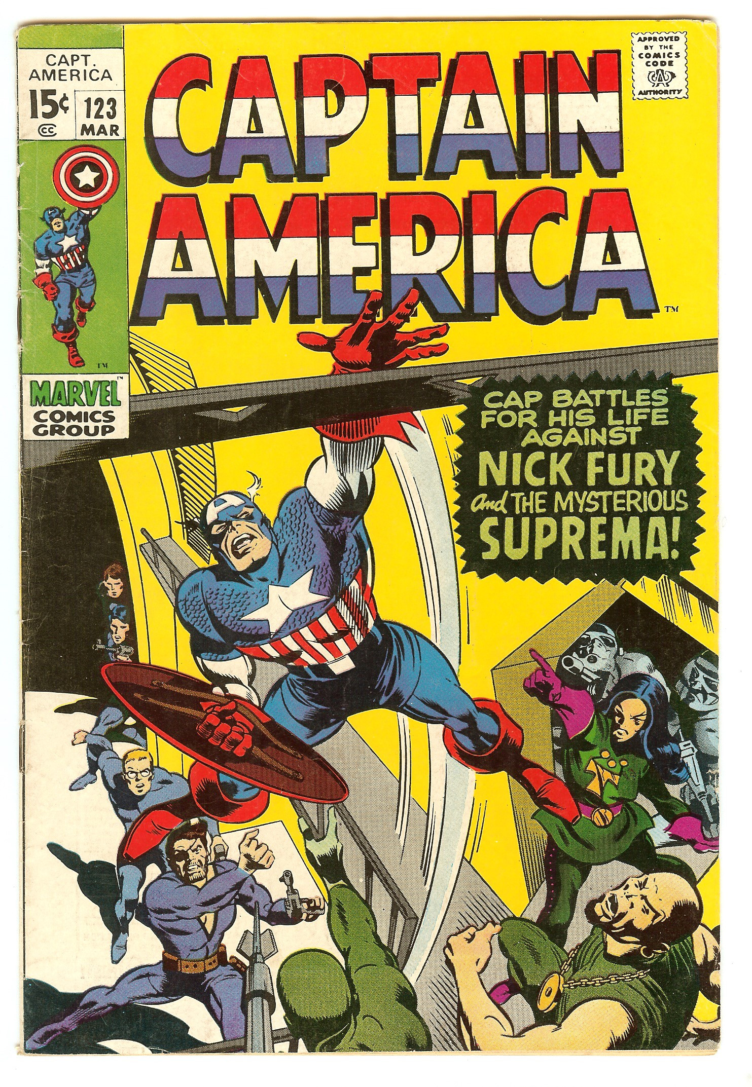 CAPTAIN AMERICA #123 5.0 | Reece's Rare Comics