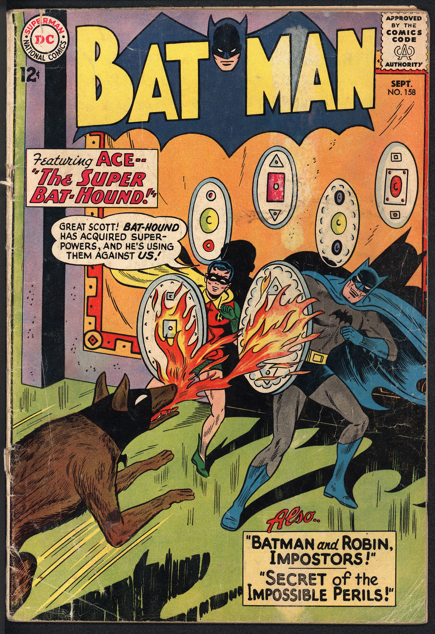 BATMAN #158 1.8 | Reece's Rare Comics