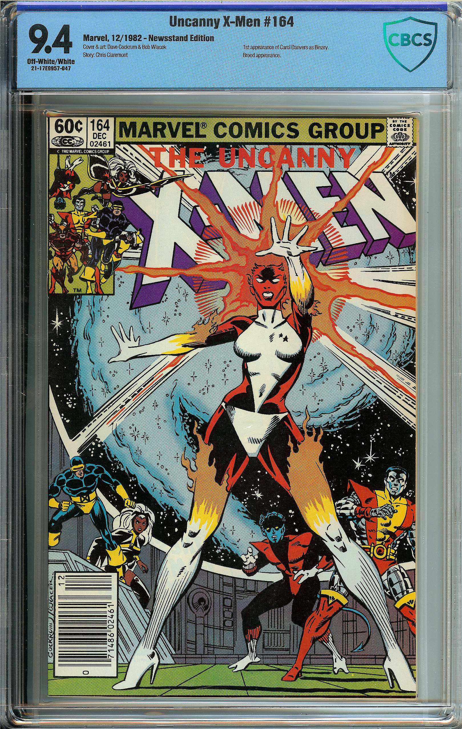 X-MEN #164 CBCS 9.4 OW/WH PAGES | Reece's Rare Comics