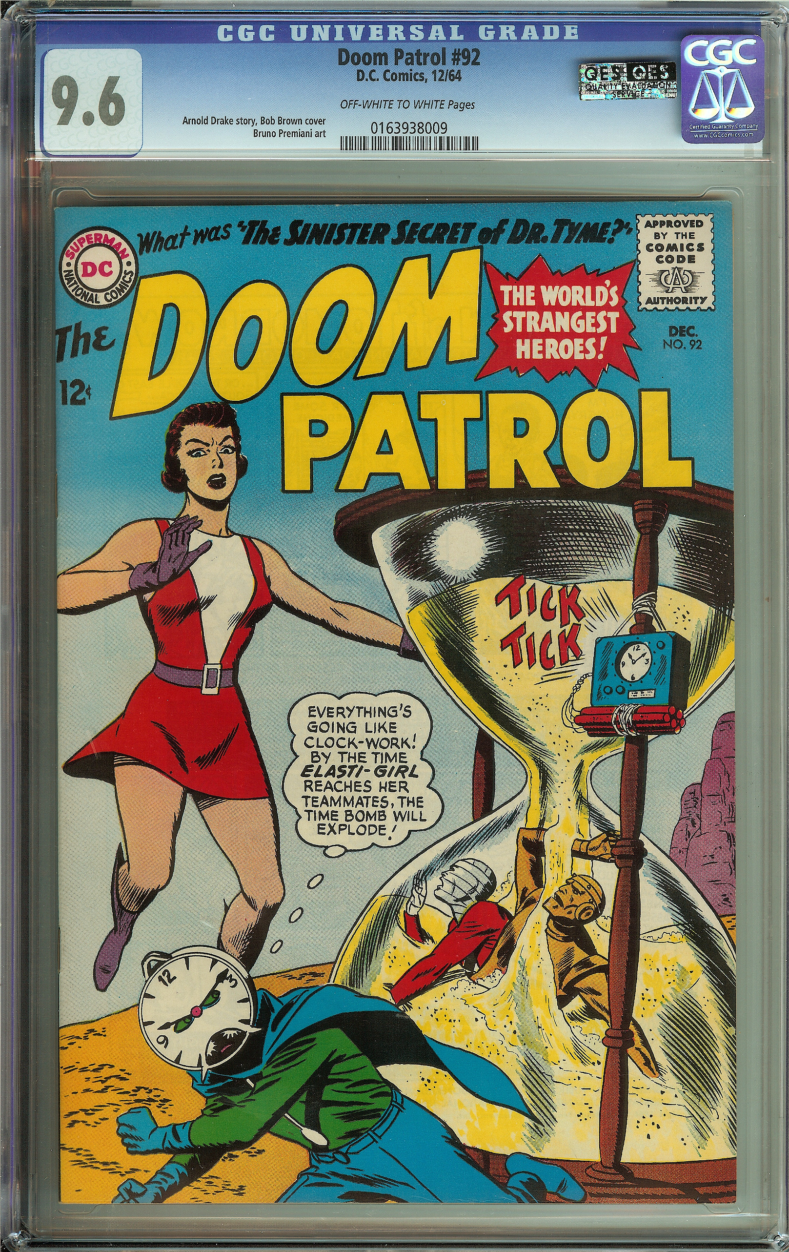 DOOM PATROL #92 CGC 9.6 OW/WH PAGES | Reece's Rare Comics