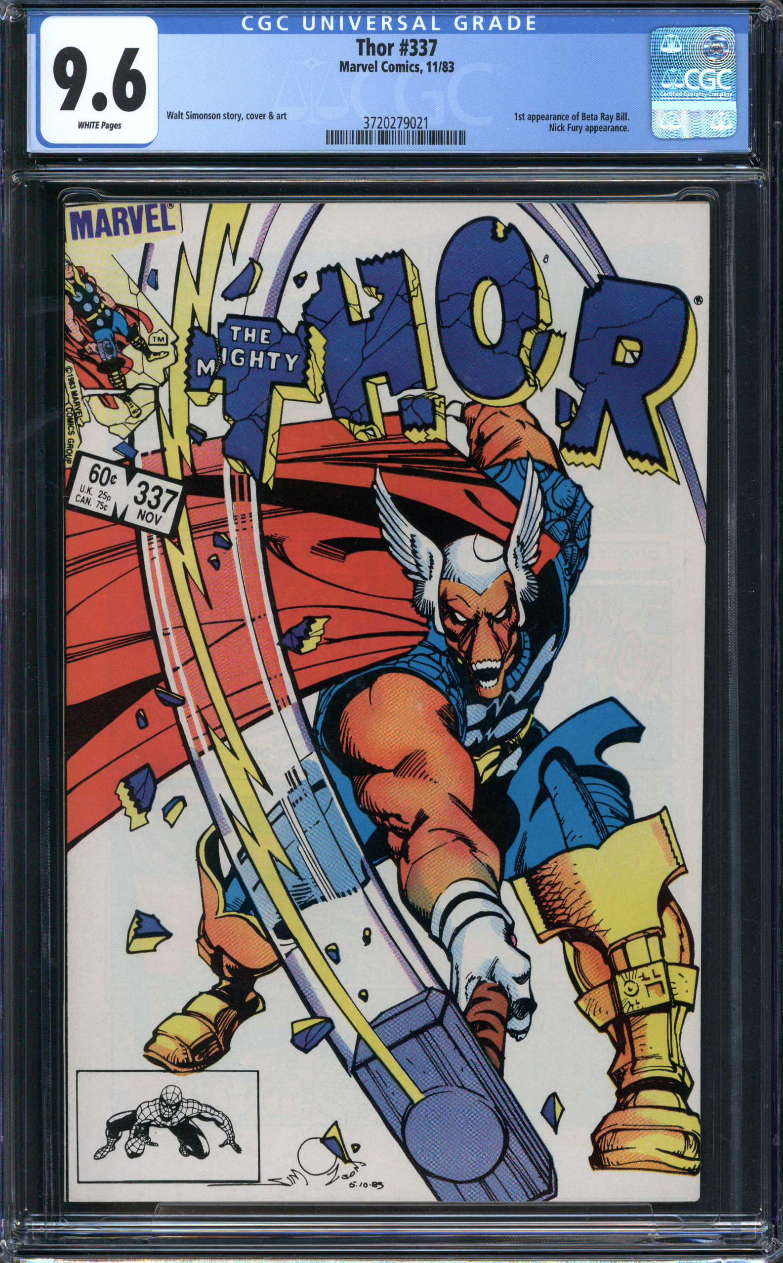 THOR #337 CGC 9.6 WHITE PAGES | Reece's Rare Comics