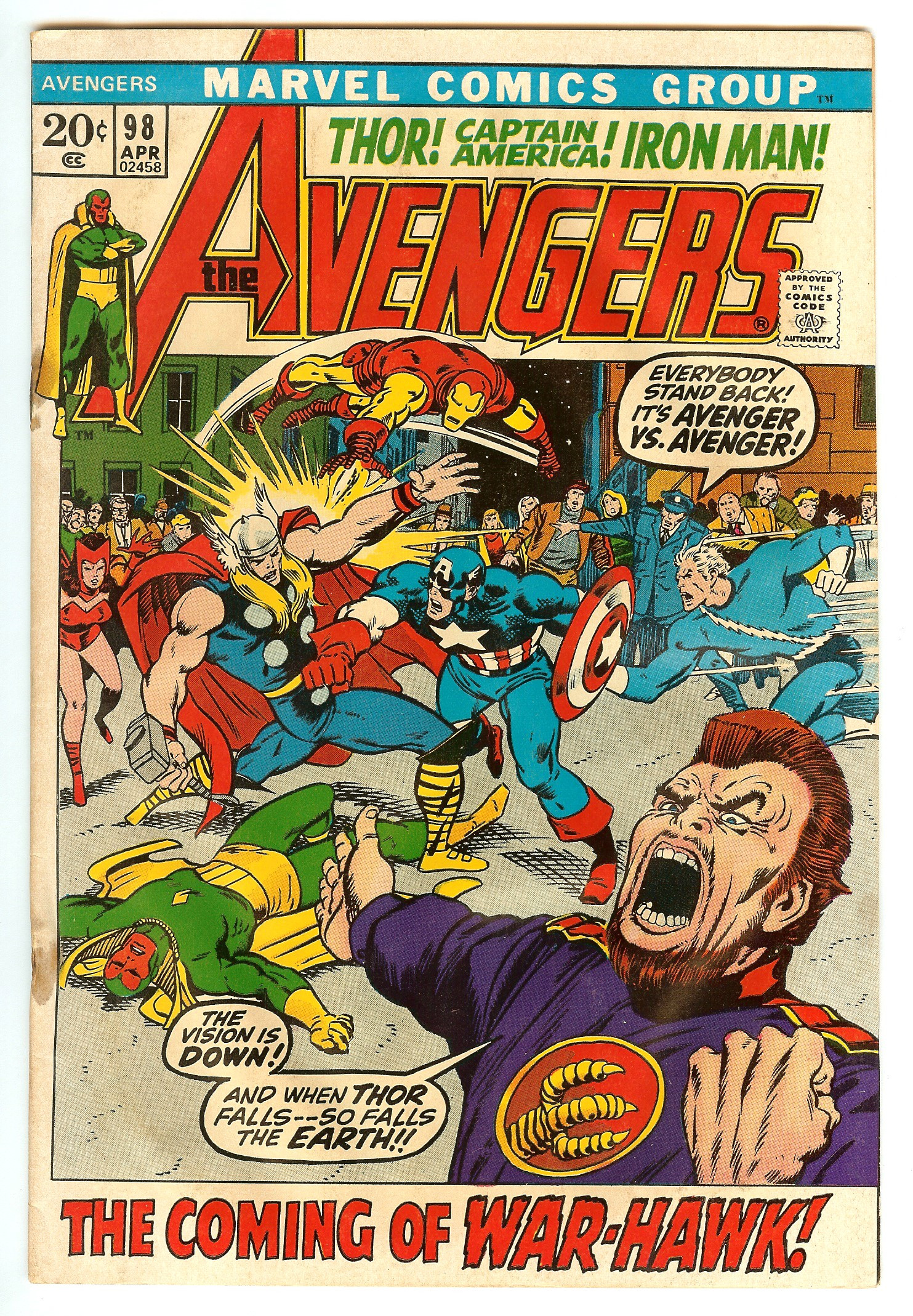 AVENGERS #94 2.0 | Reece's Rare Comics