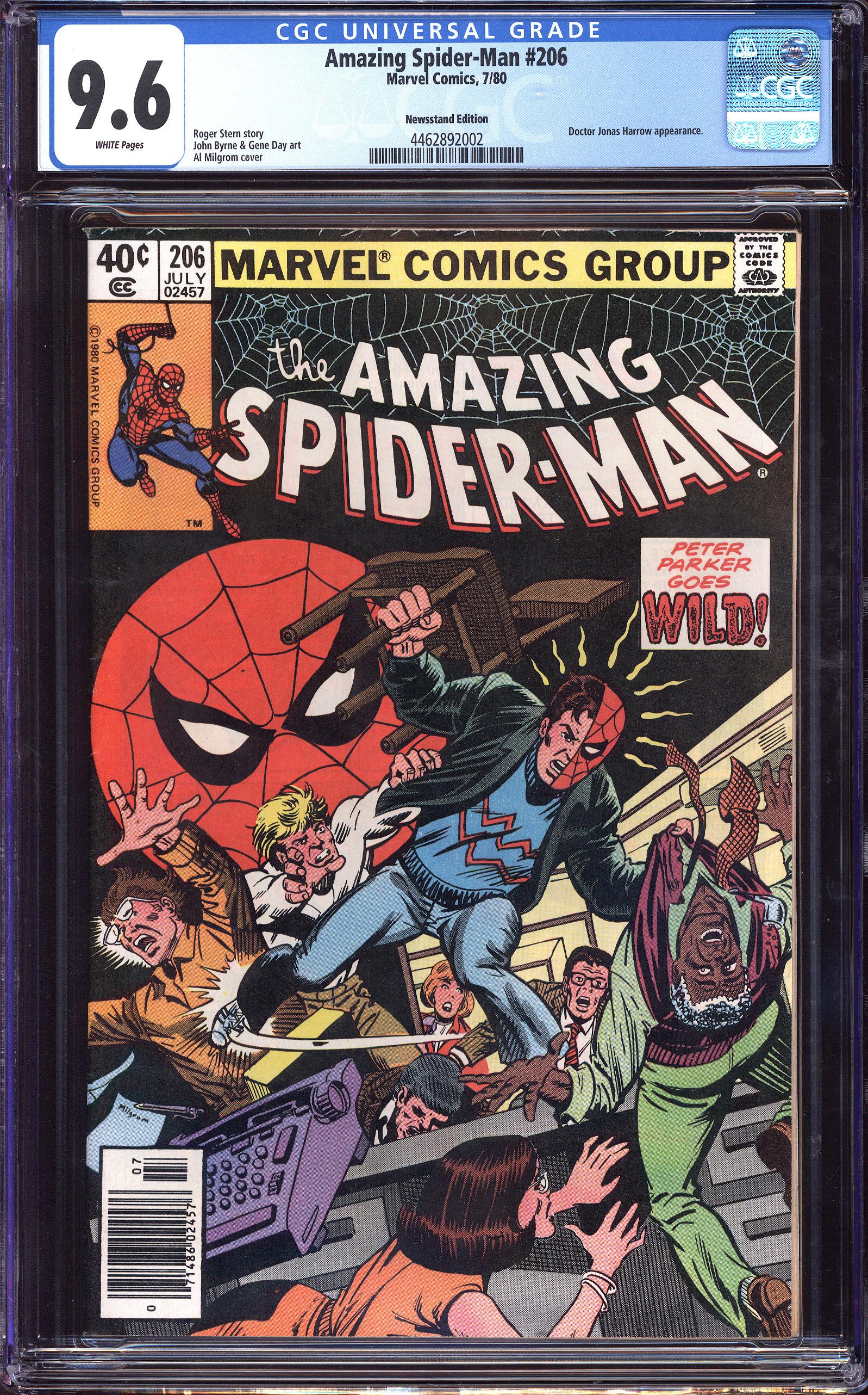 AMAZING SPIDER-MAN #206 CGC 9.6 WHITE PAGES | Reece's Rare Comics