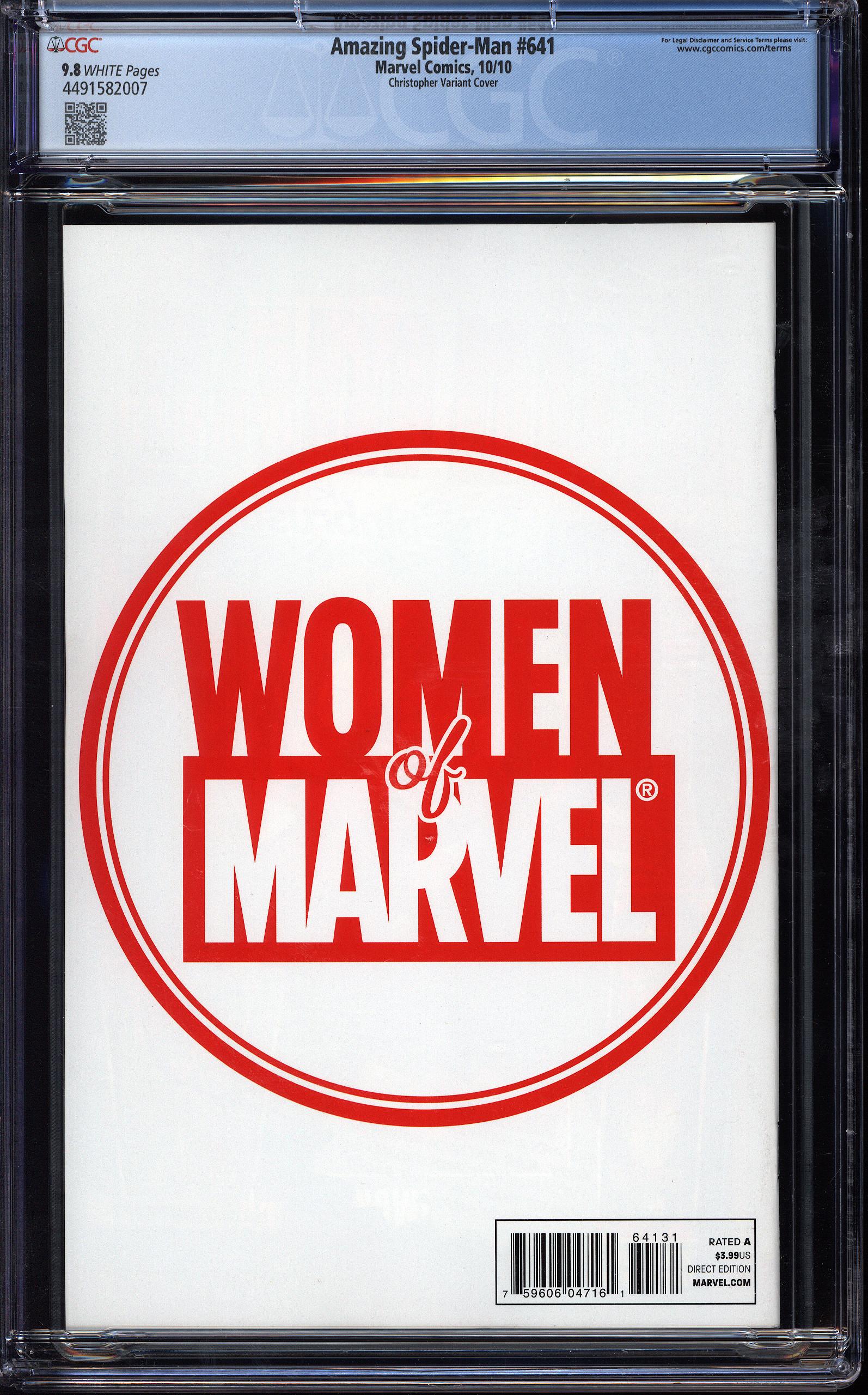 AMAZING SPIDER-MAN #641 CGC 9.8 WHITE PAGES | Reece's Rare Comics