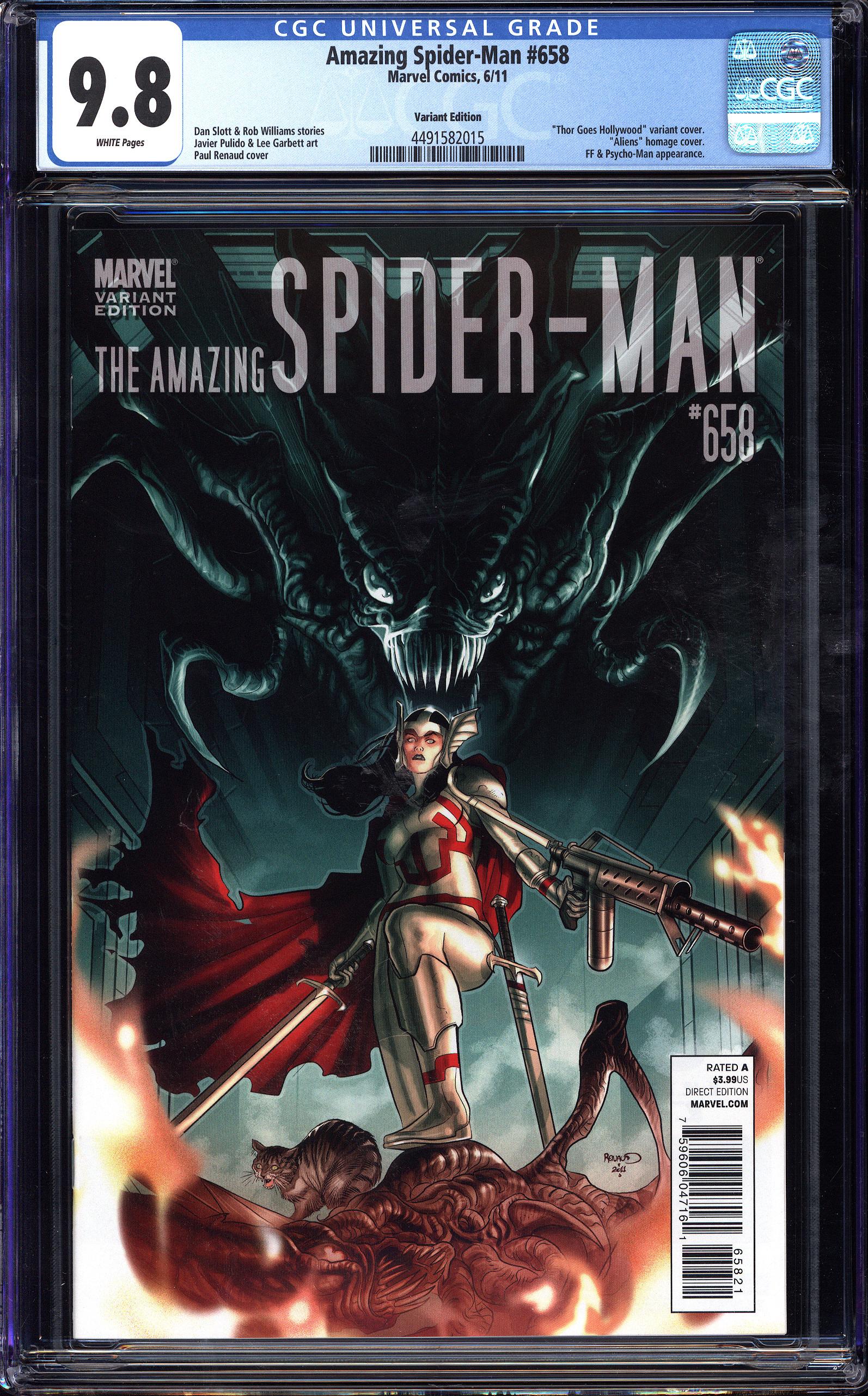 AMAZING SPIDER-MAN #658 CGC 9.8 WHITE PAGES | Reece's Rare Comics