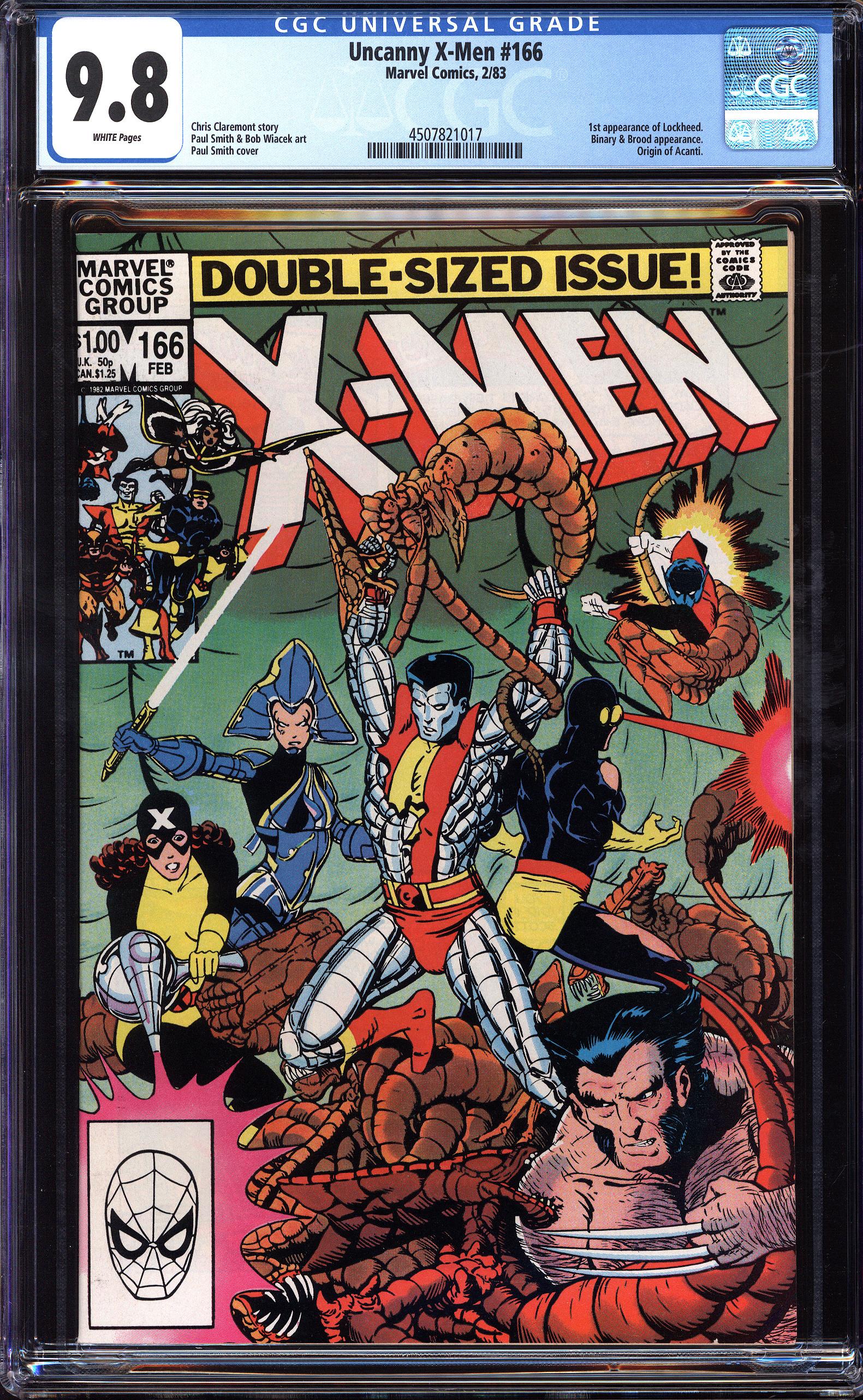 X-MEN #166 CGC 9.8 WHITE PAGES | Reece's Rare Comics