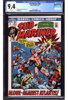 SUB-MARINER #56 CGC 9.4 WHITE PAGES | Reece's Rare Comics