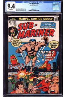 SUB-MARINER #60 CGC 9.4 WHITE PAGES | Reece's Rare Comics
